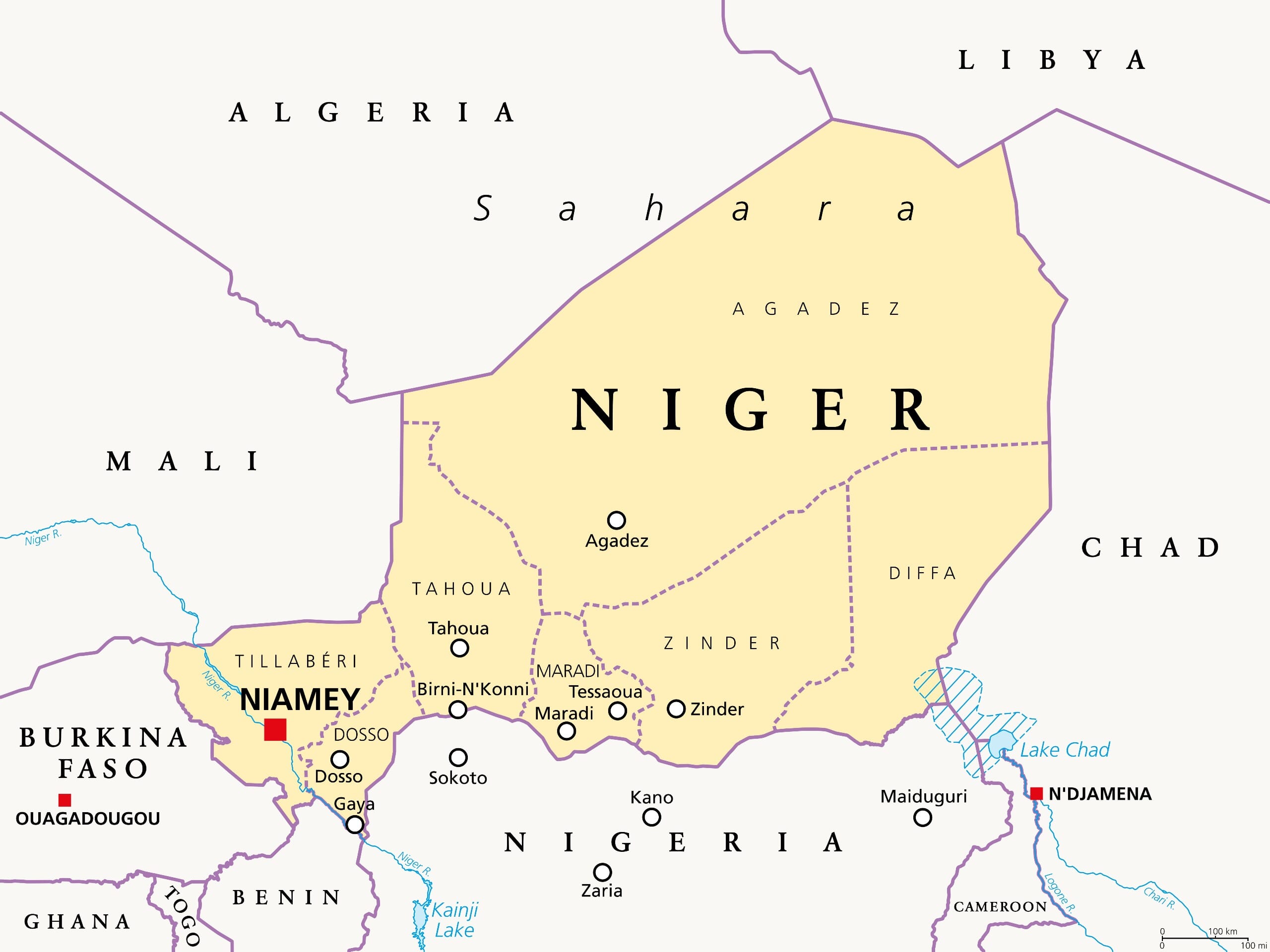What is the capital of Niger? | Mappr