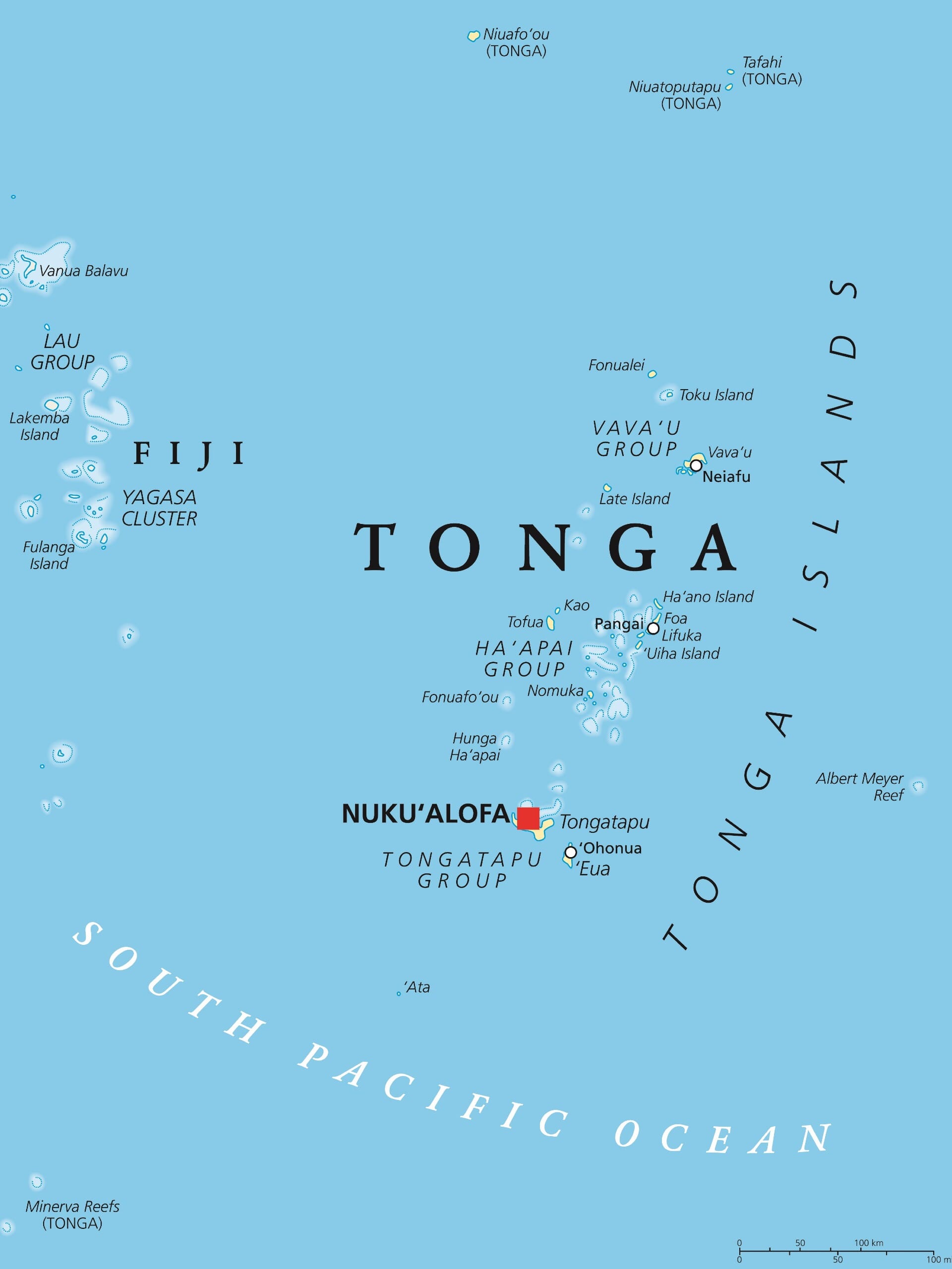 What is the capital of Tonga? | Mappr