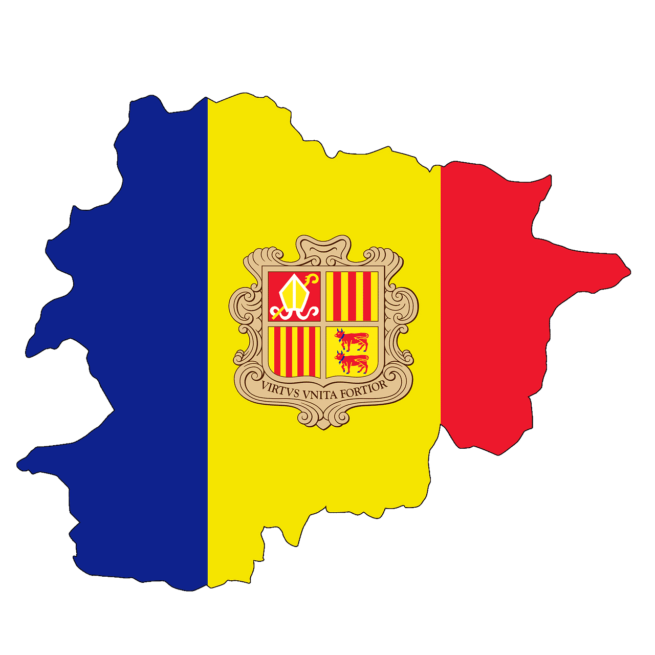 🇦🇩 Andorra Flag Unveiled: Colors, Meaning, Coat of Arms, Flag Map, and ...