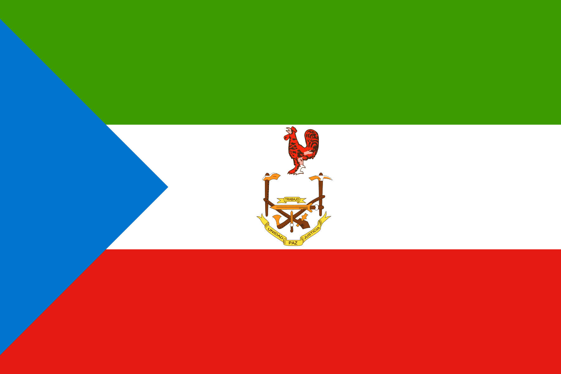 🇬🇶 Equatorial Guinea Flag Unveiled: Colors, Meaning, Coat of Arms, Flag ...