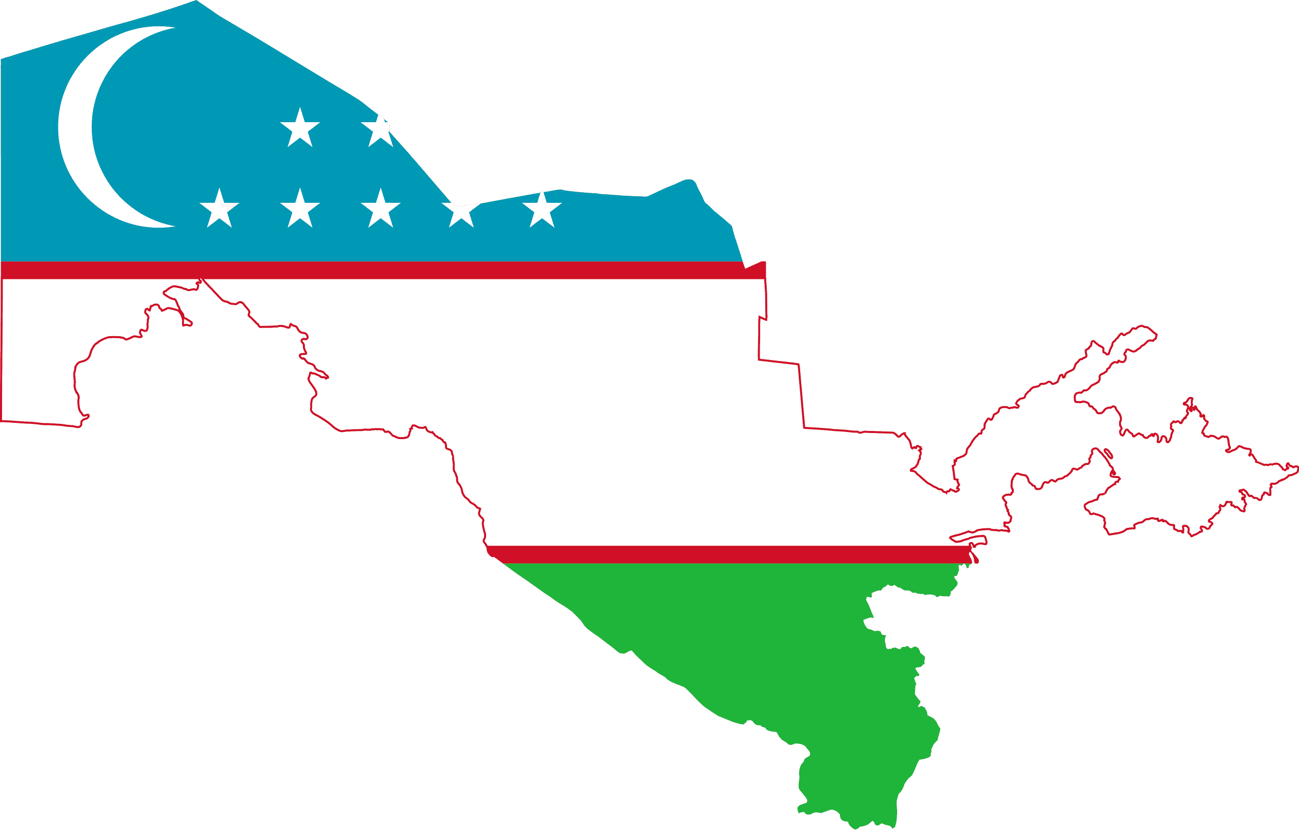 🇺🇿 Uzbekistan Flag Unveiled: Colors, Meaning, Coat of Arms, Flag Map ...