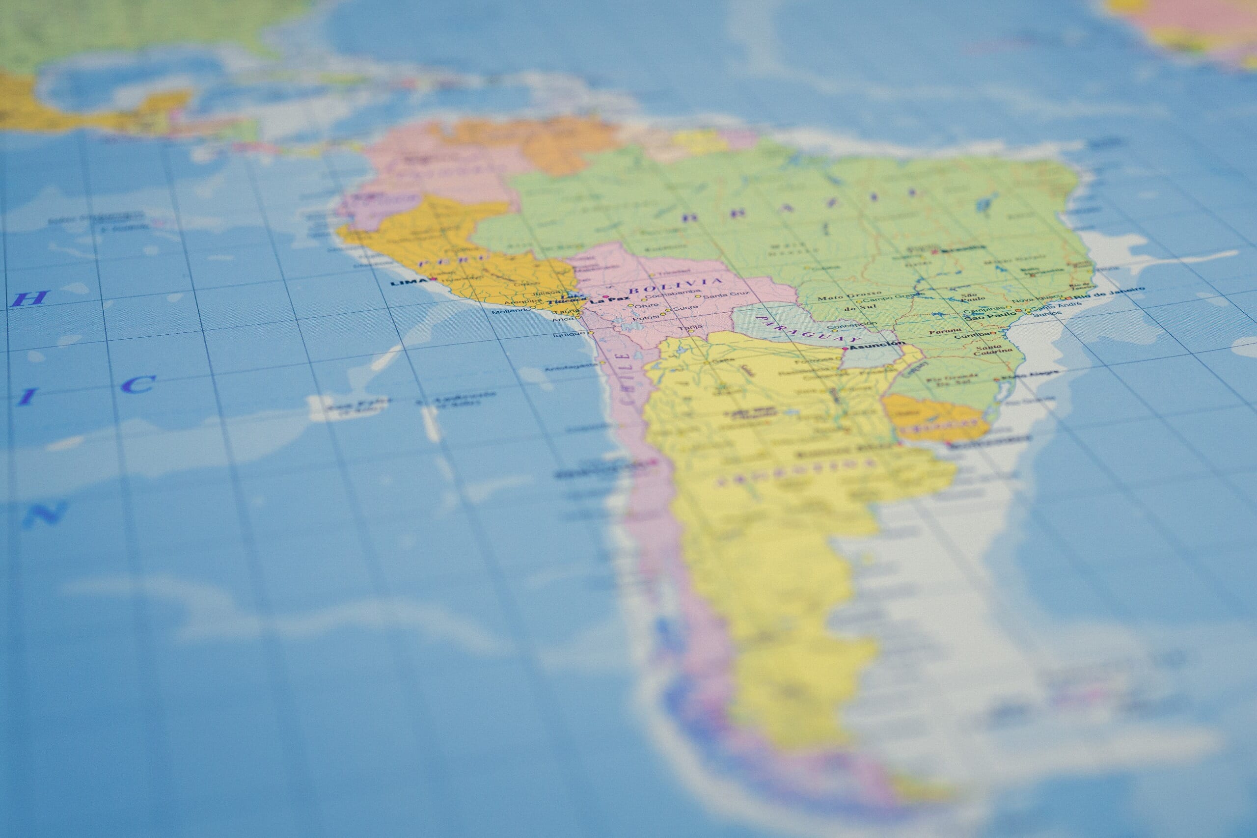 Online Maps Latin America Political Map