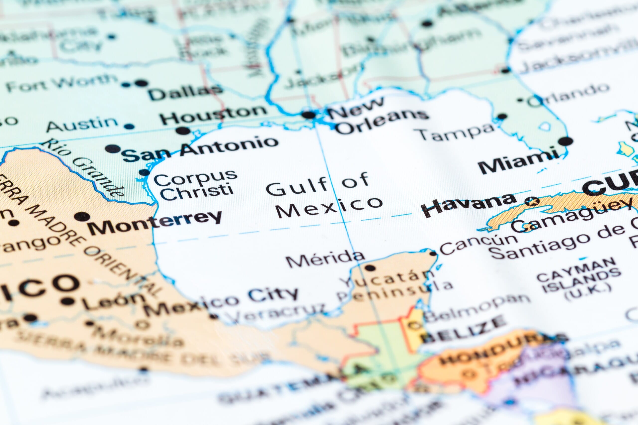 US Gulf Coast Map | Mappr