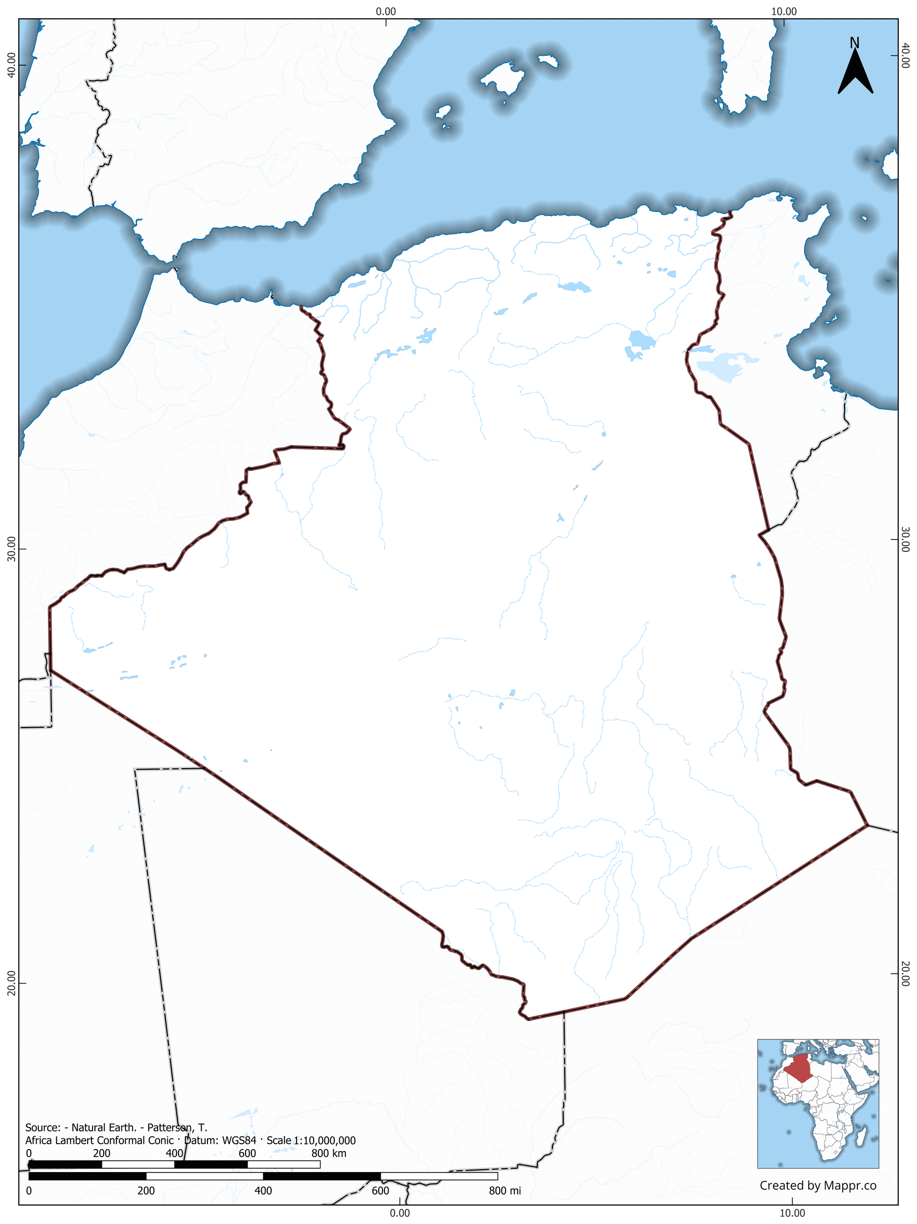 Algeria Maps | Mappr