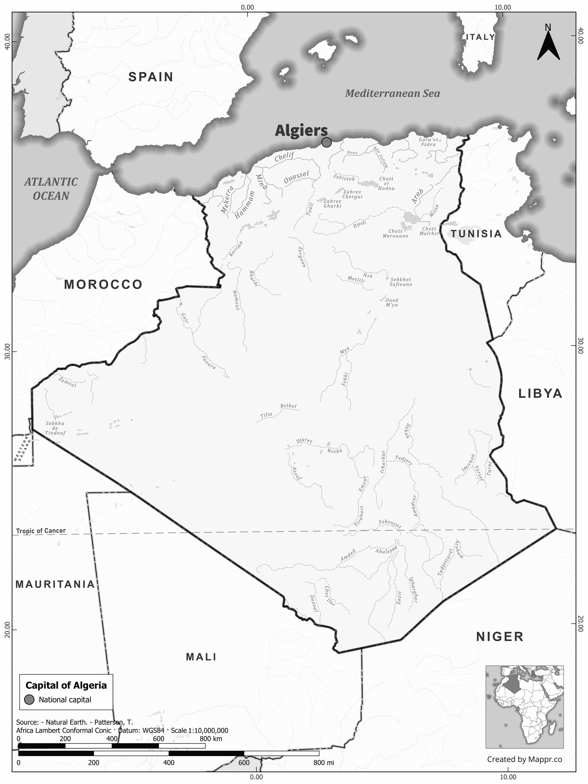 Algeria Maps | Mappr