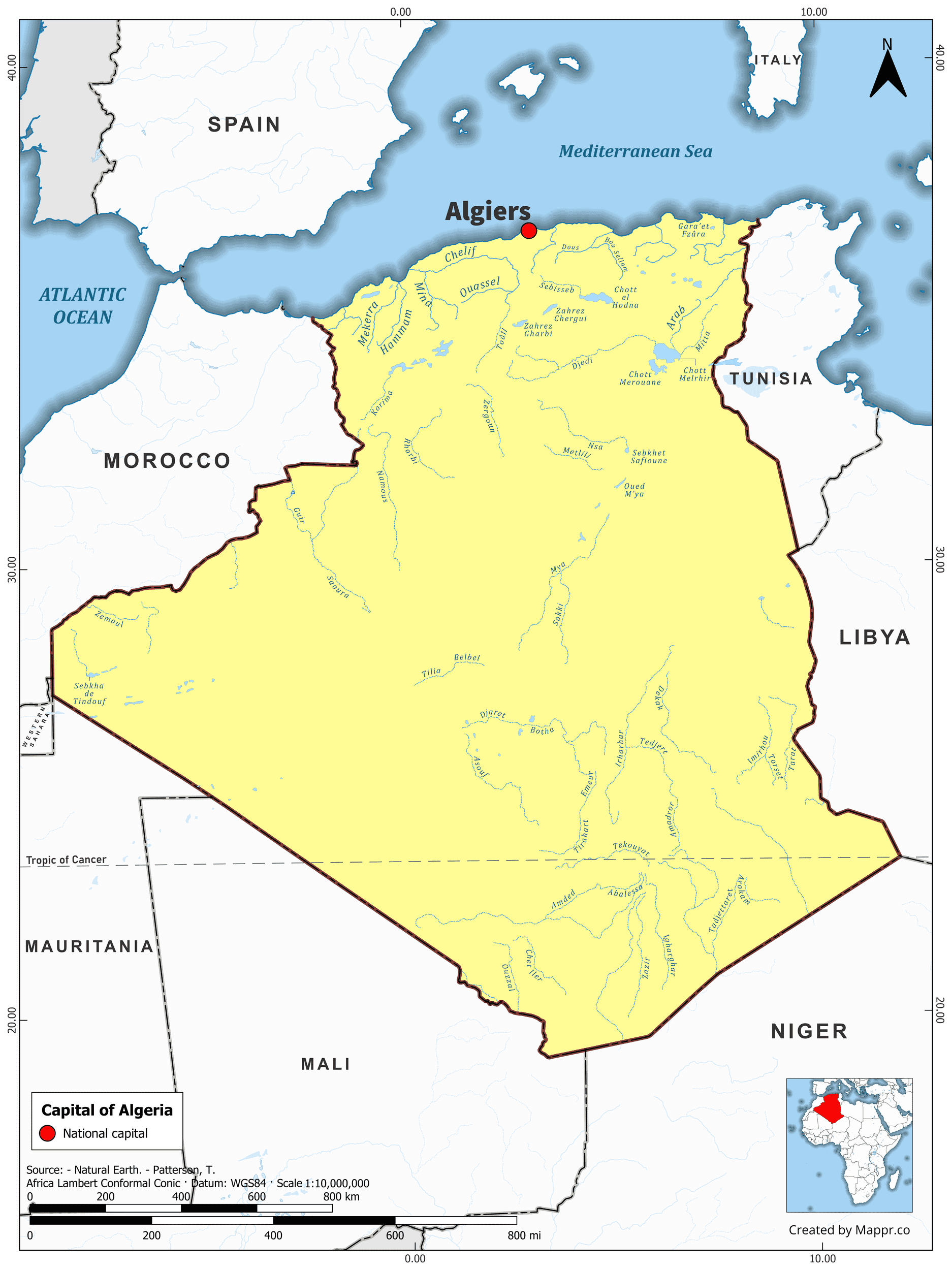 Algeria Maps | Mappr