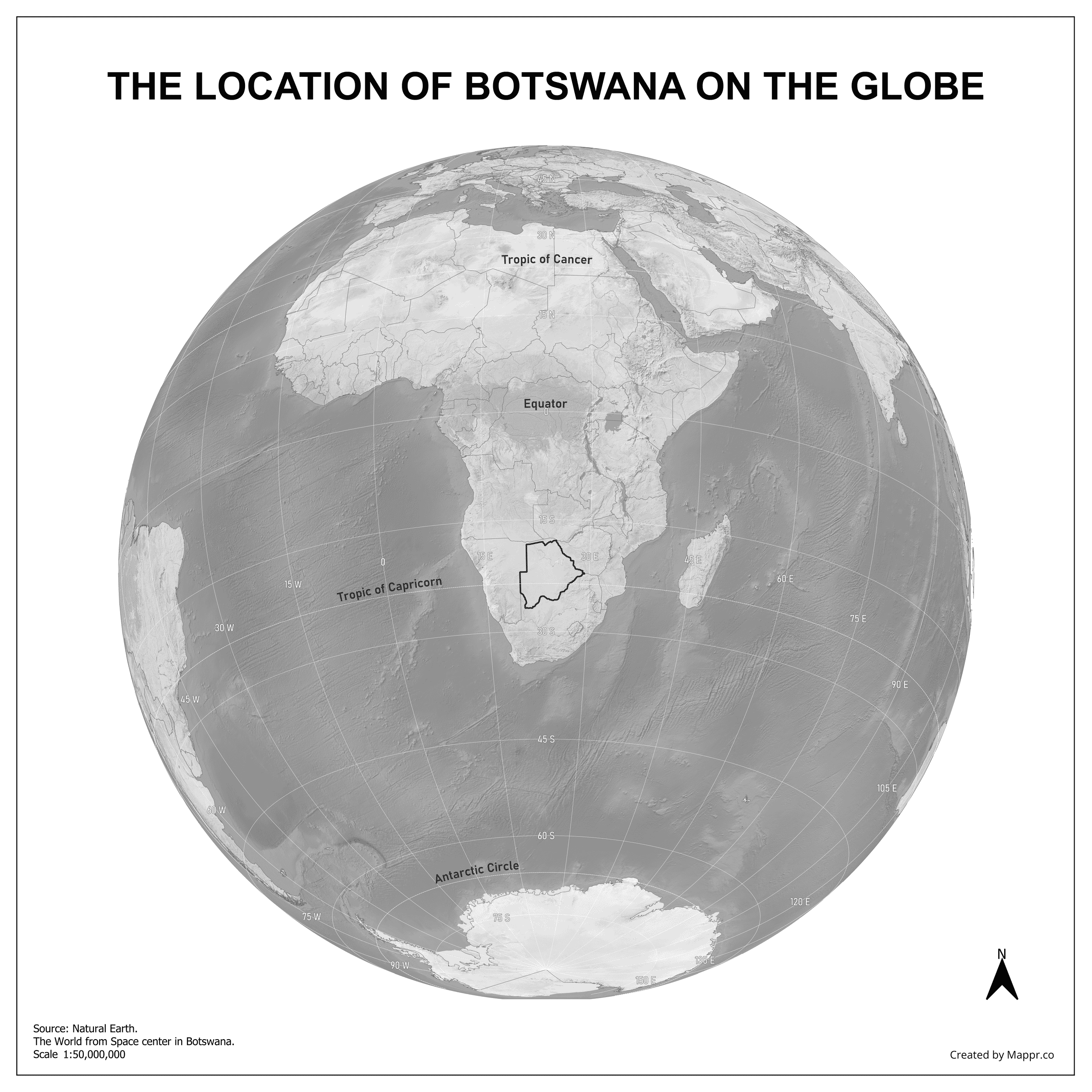 Botswana Maps | Mappr