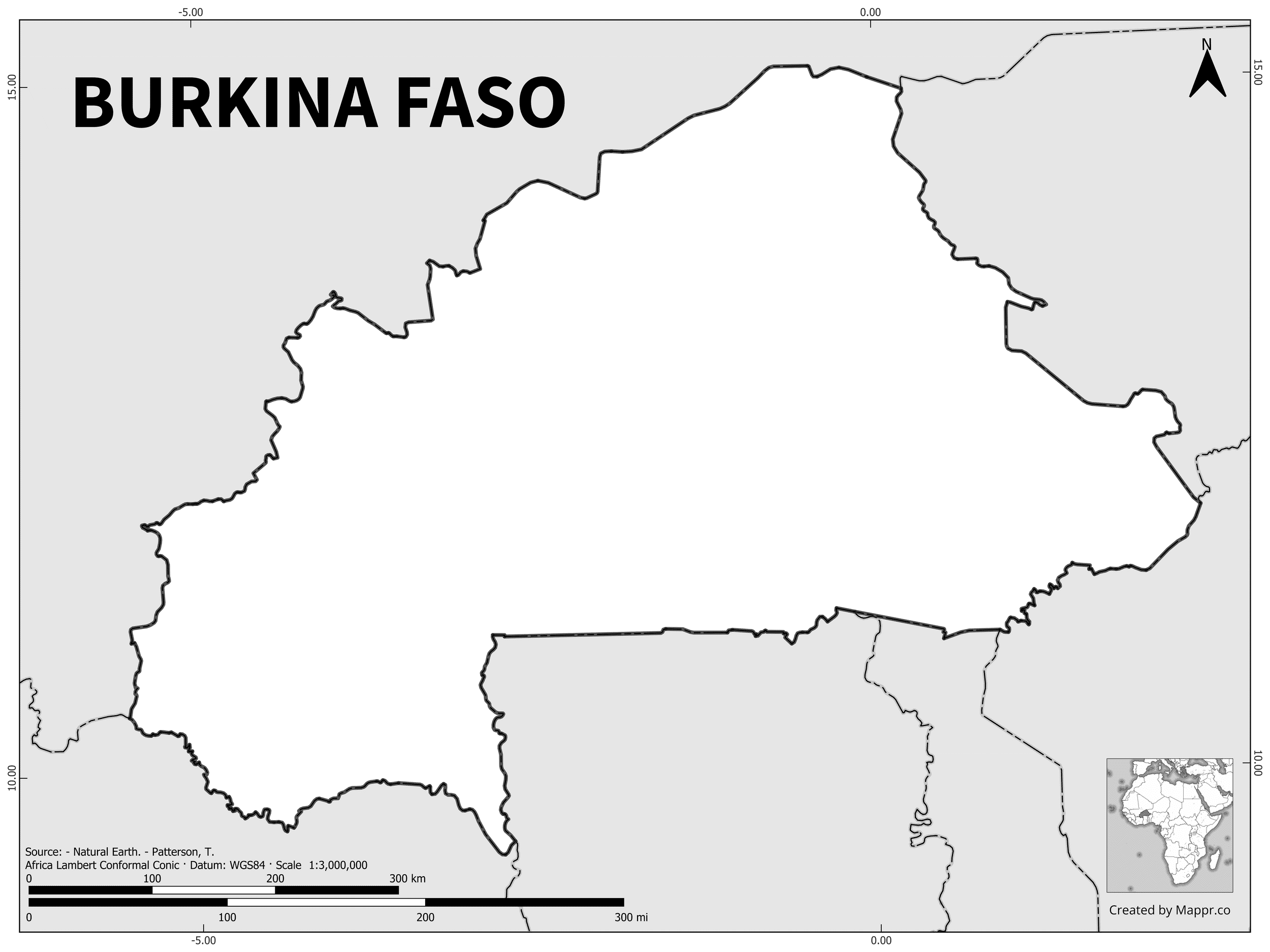 Burkina Faso Maps | Mappr