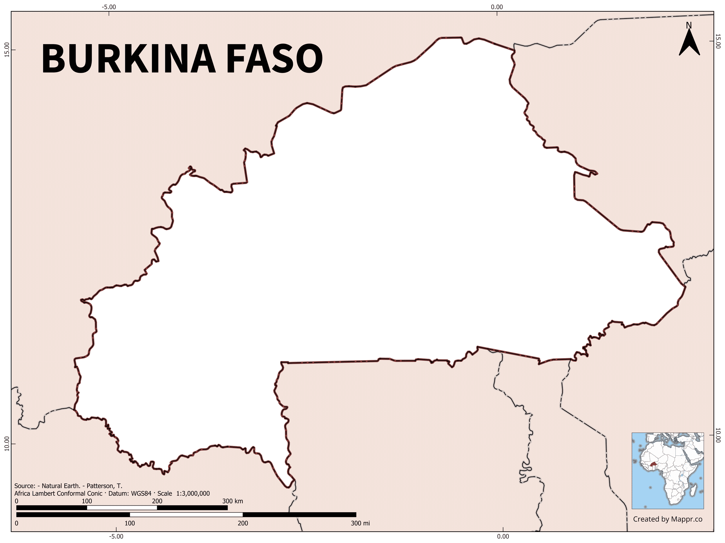 Burkina Faso Maps | Mappr