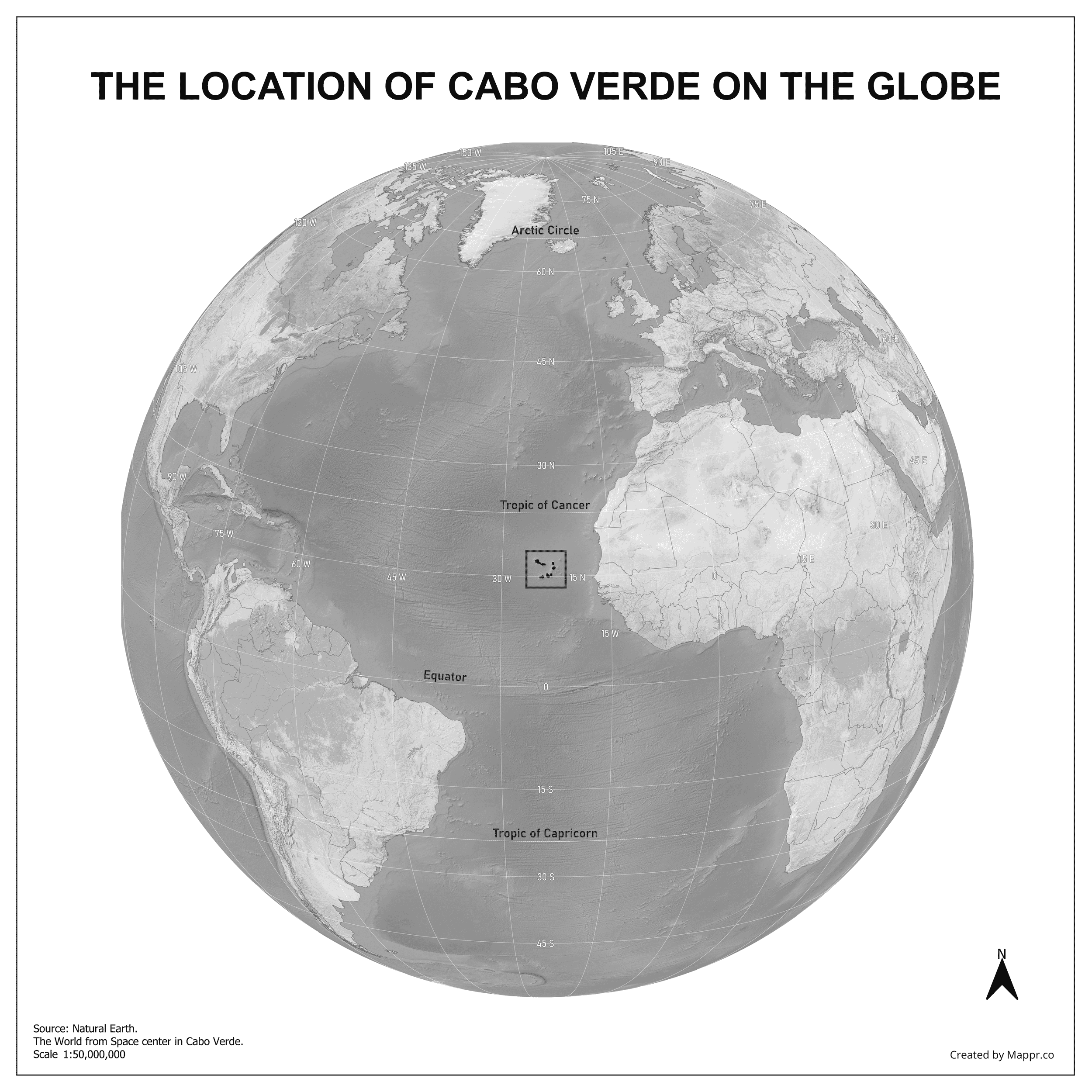 Cabo Verde Maps | Mappr