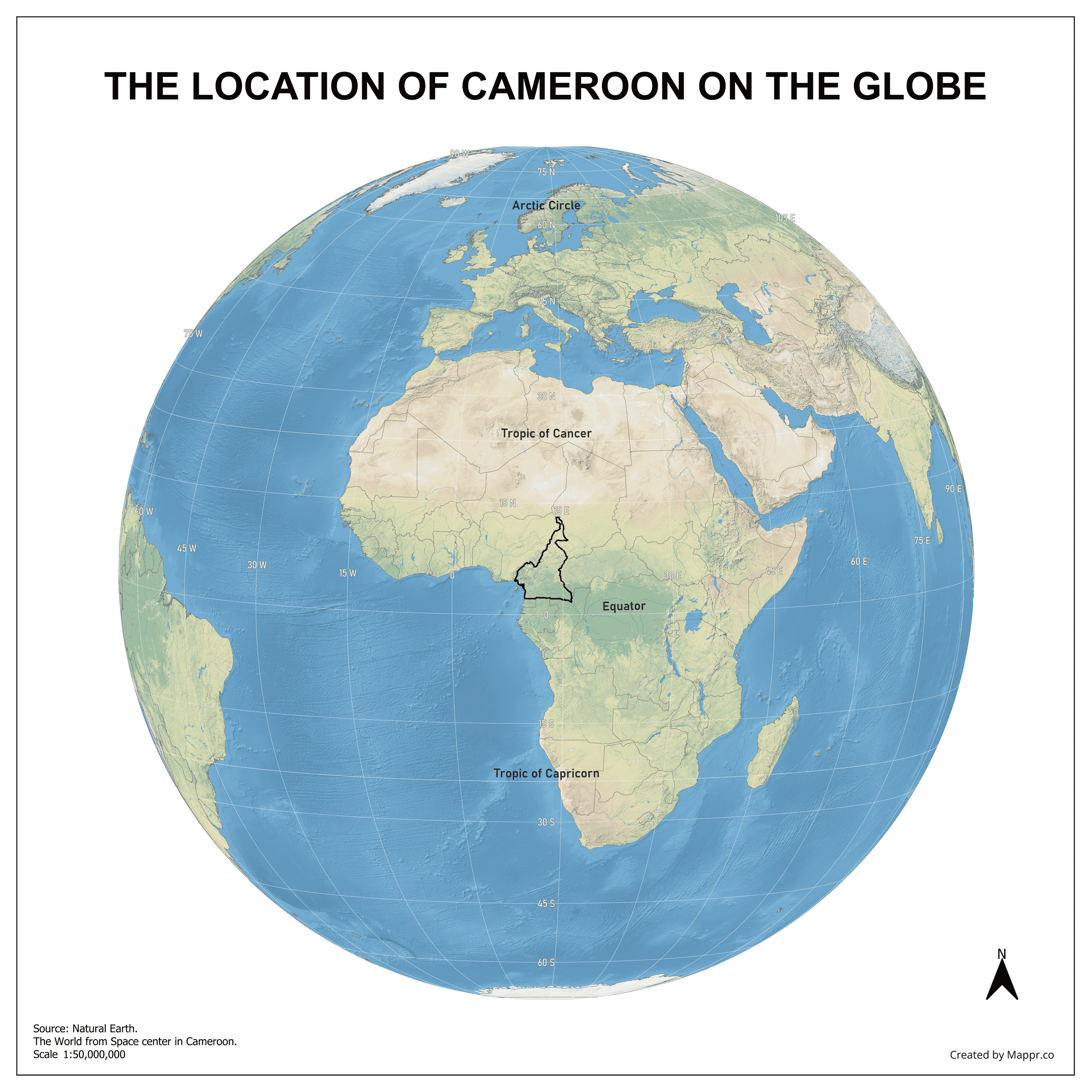Cameroon Maps | Mappr