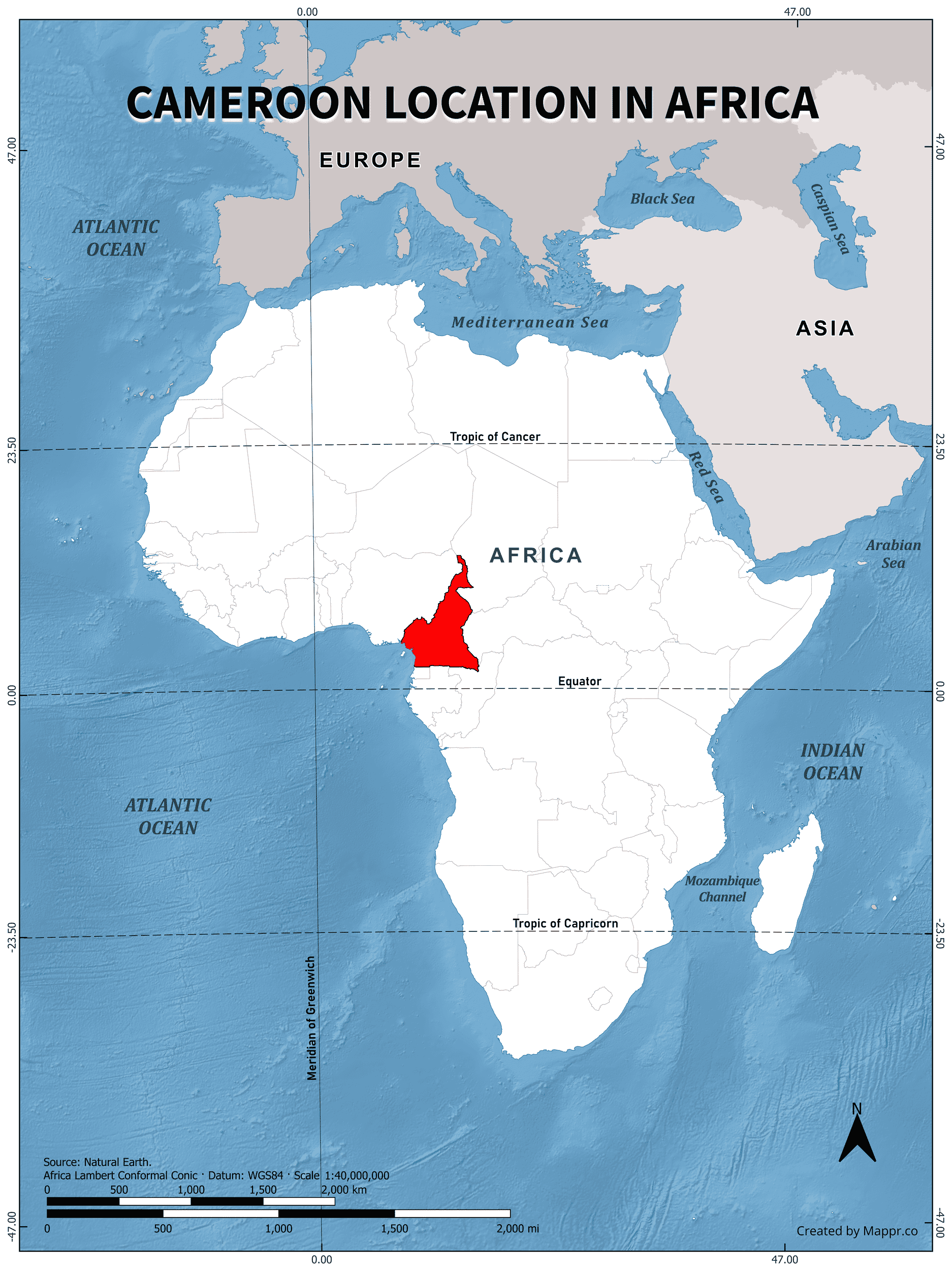 Cameroon Maps | Mappr