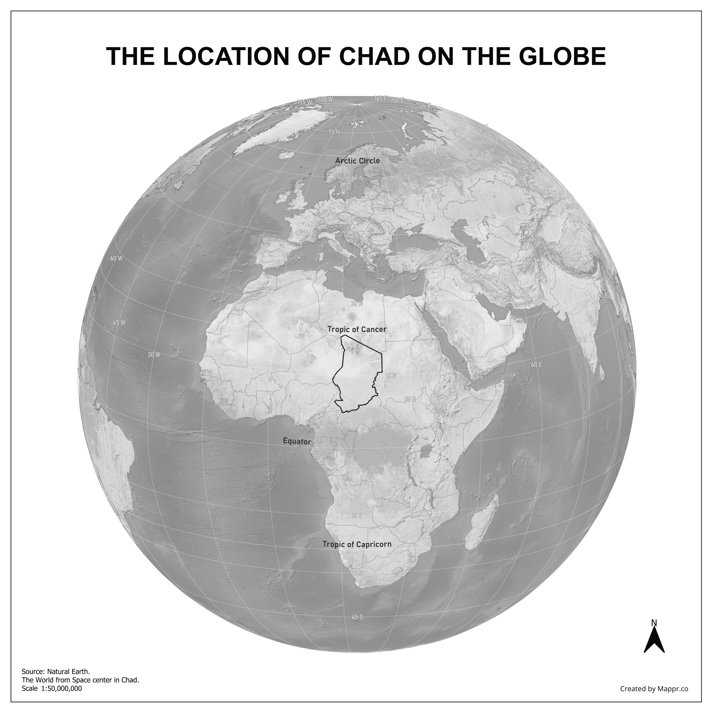 Chad Maps | Mappr