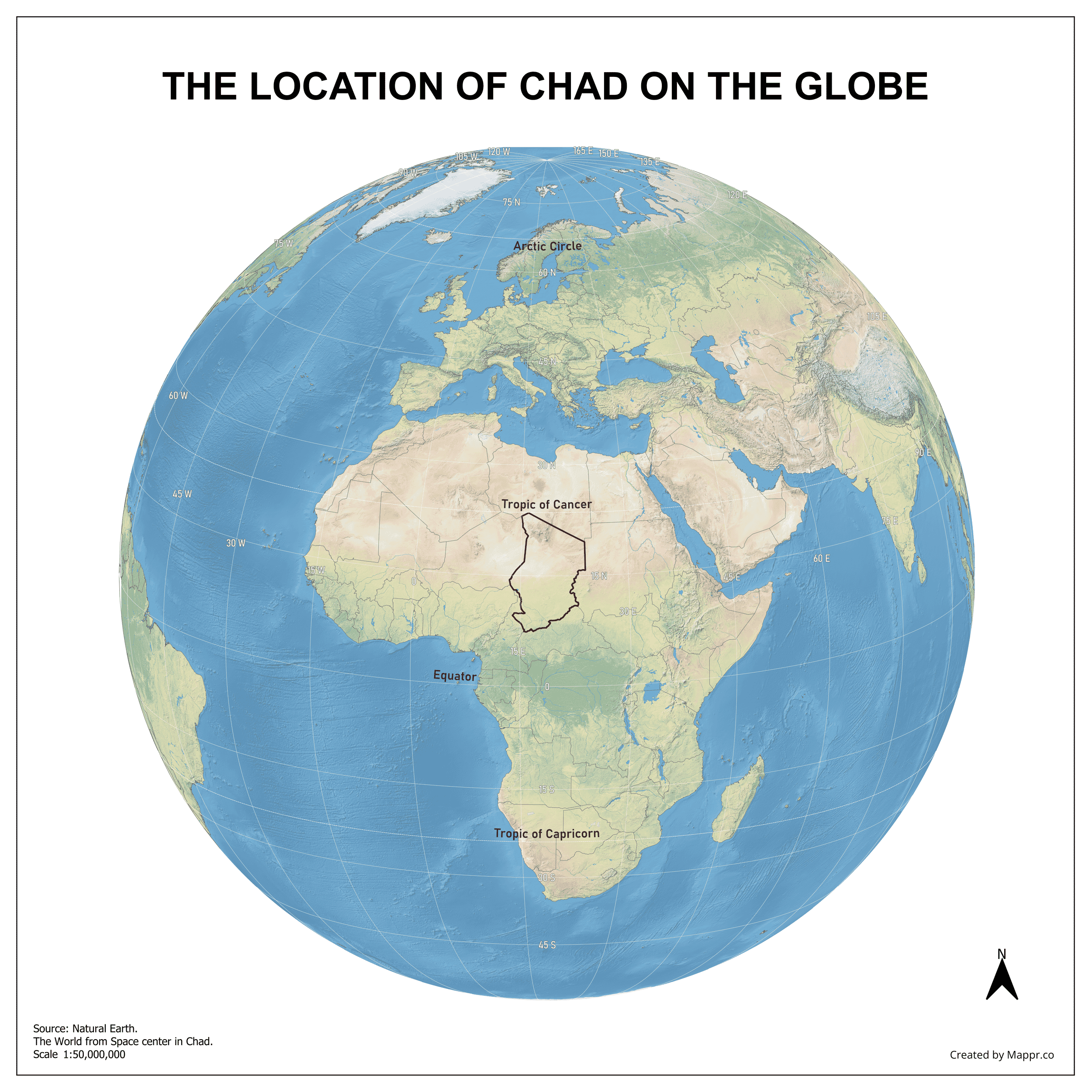 Chad Maps | Mappr