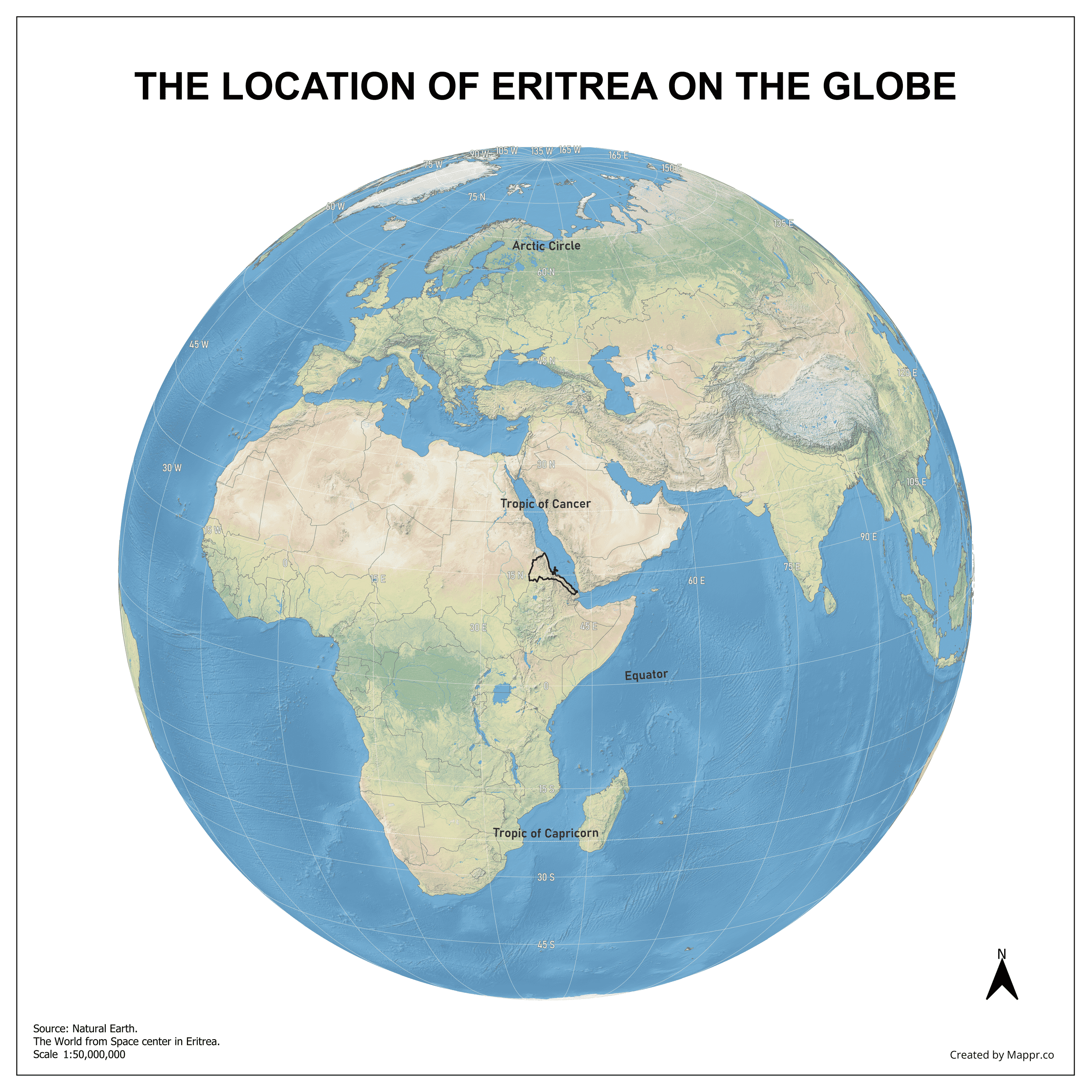 Eritrea Maps | Mappr