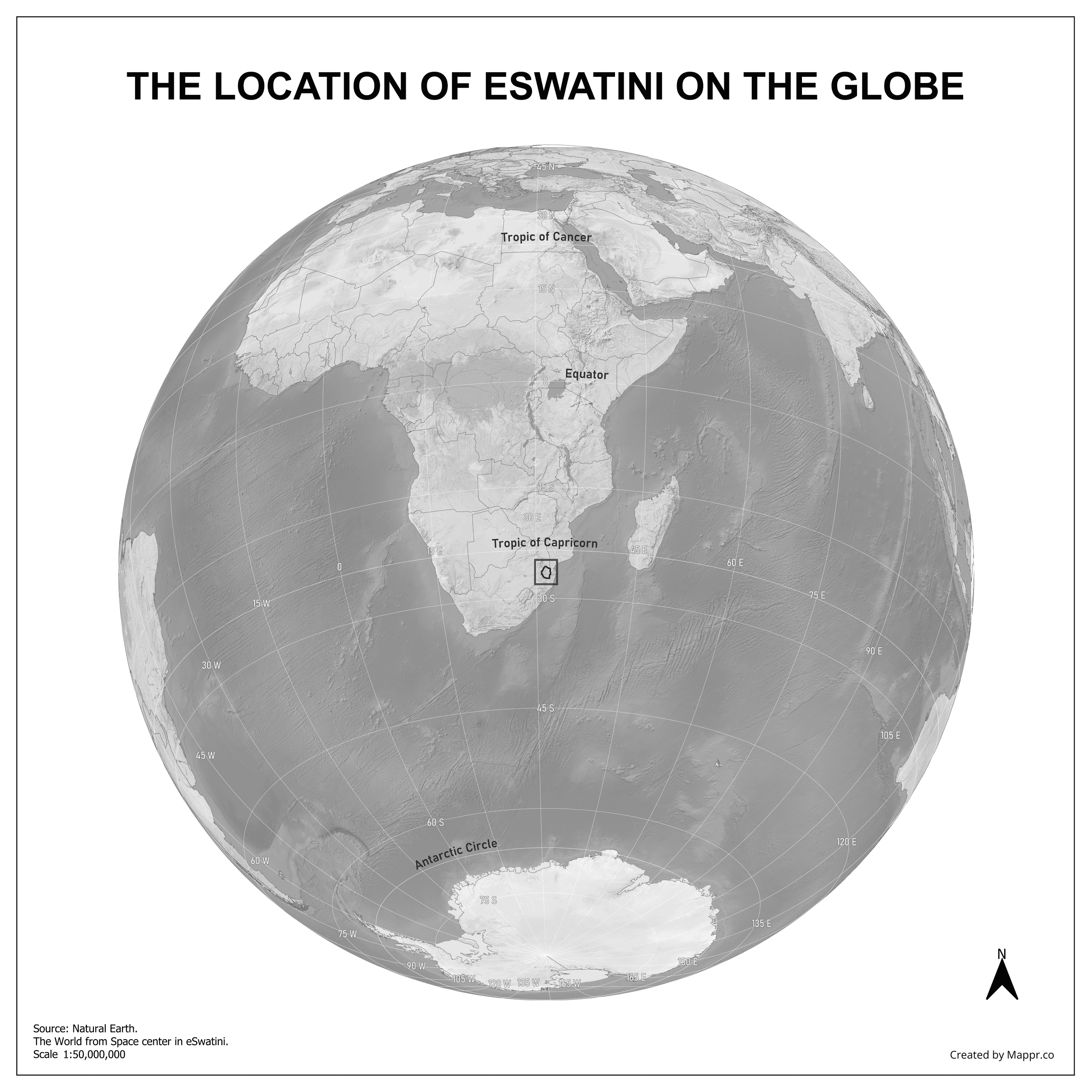 Eswatini Maps | Mappr