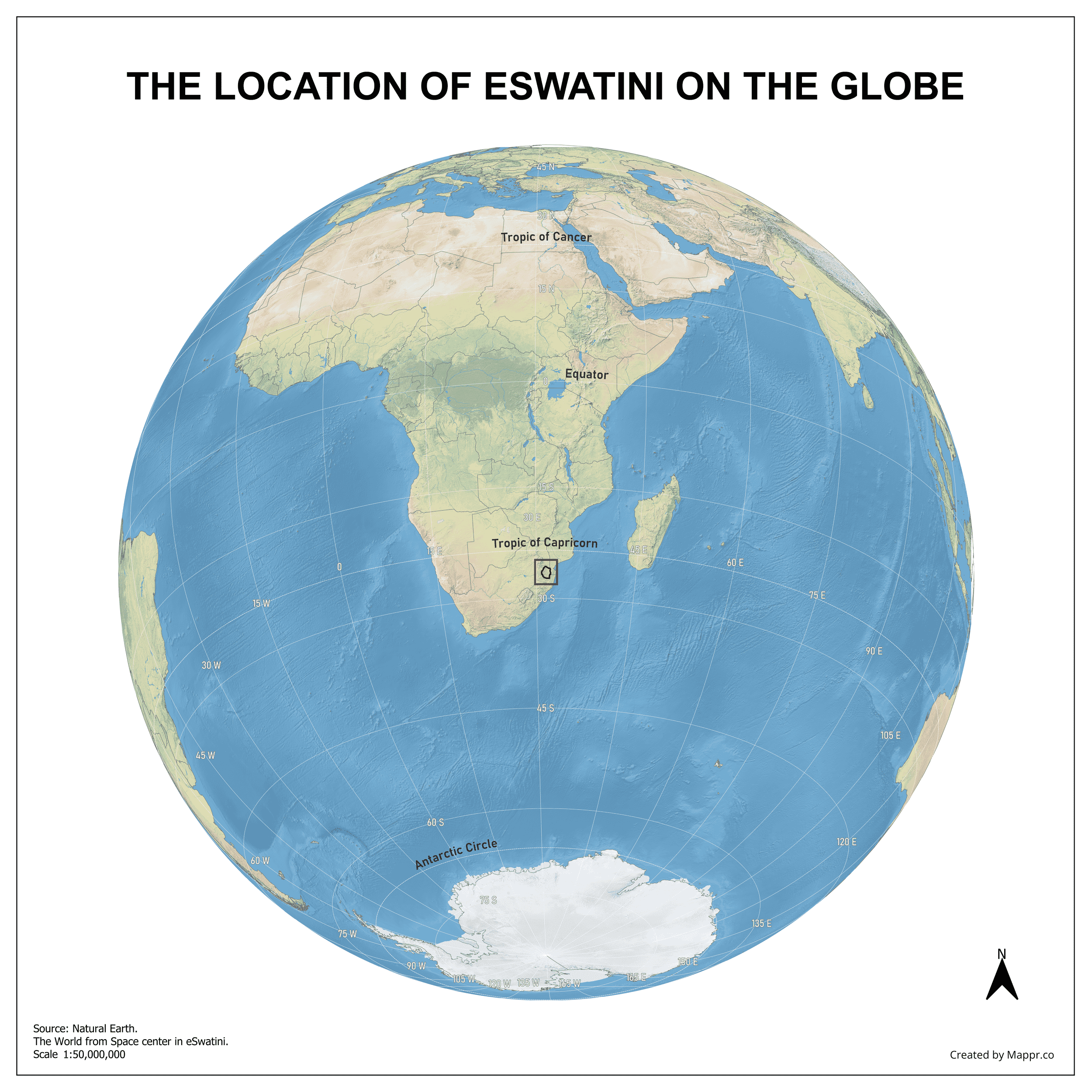 Eswatini Maps | Mappr