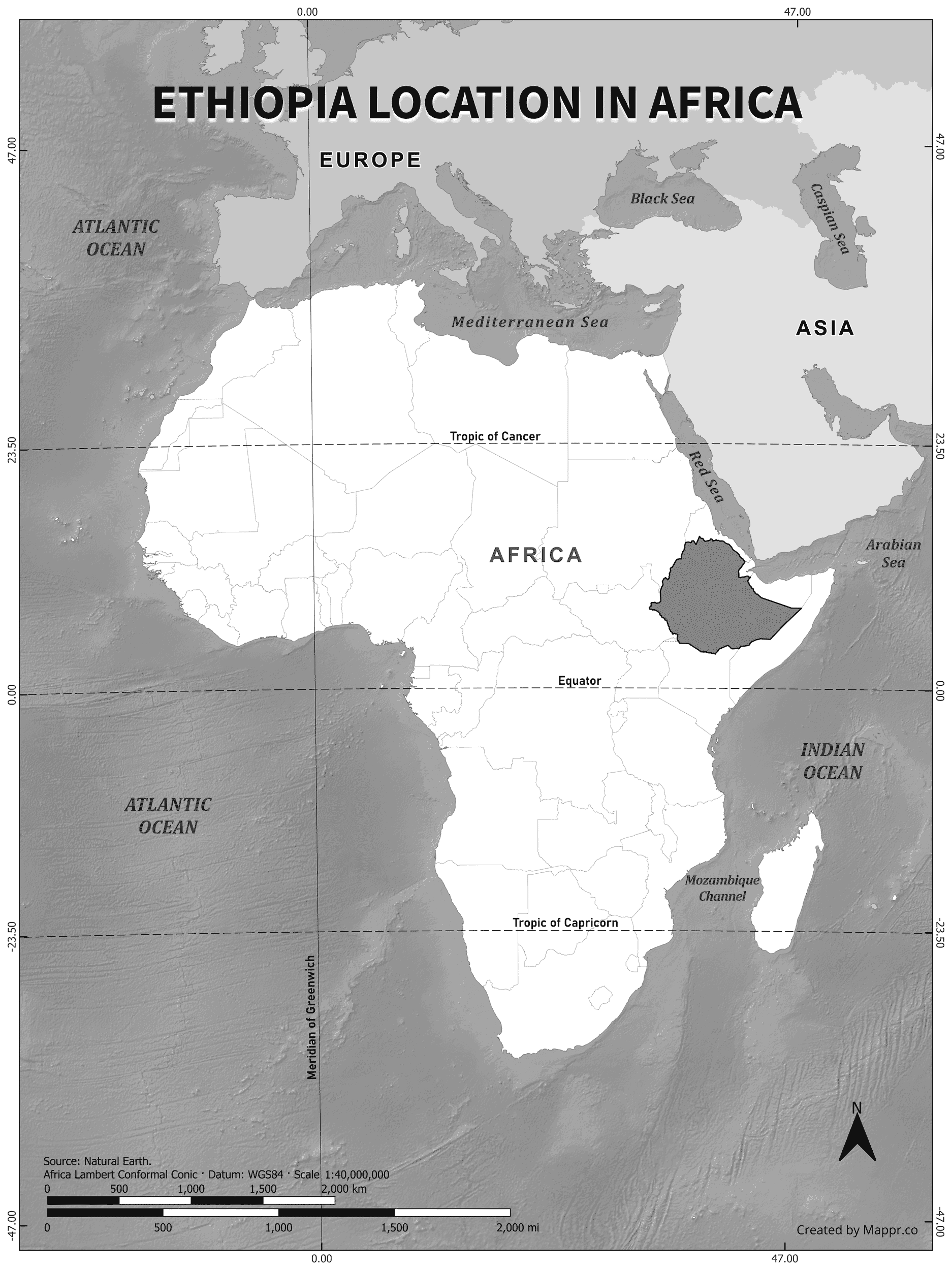Ethiopia Maps | Mappr