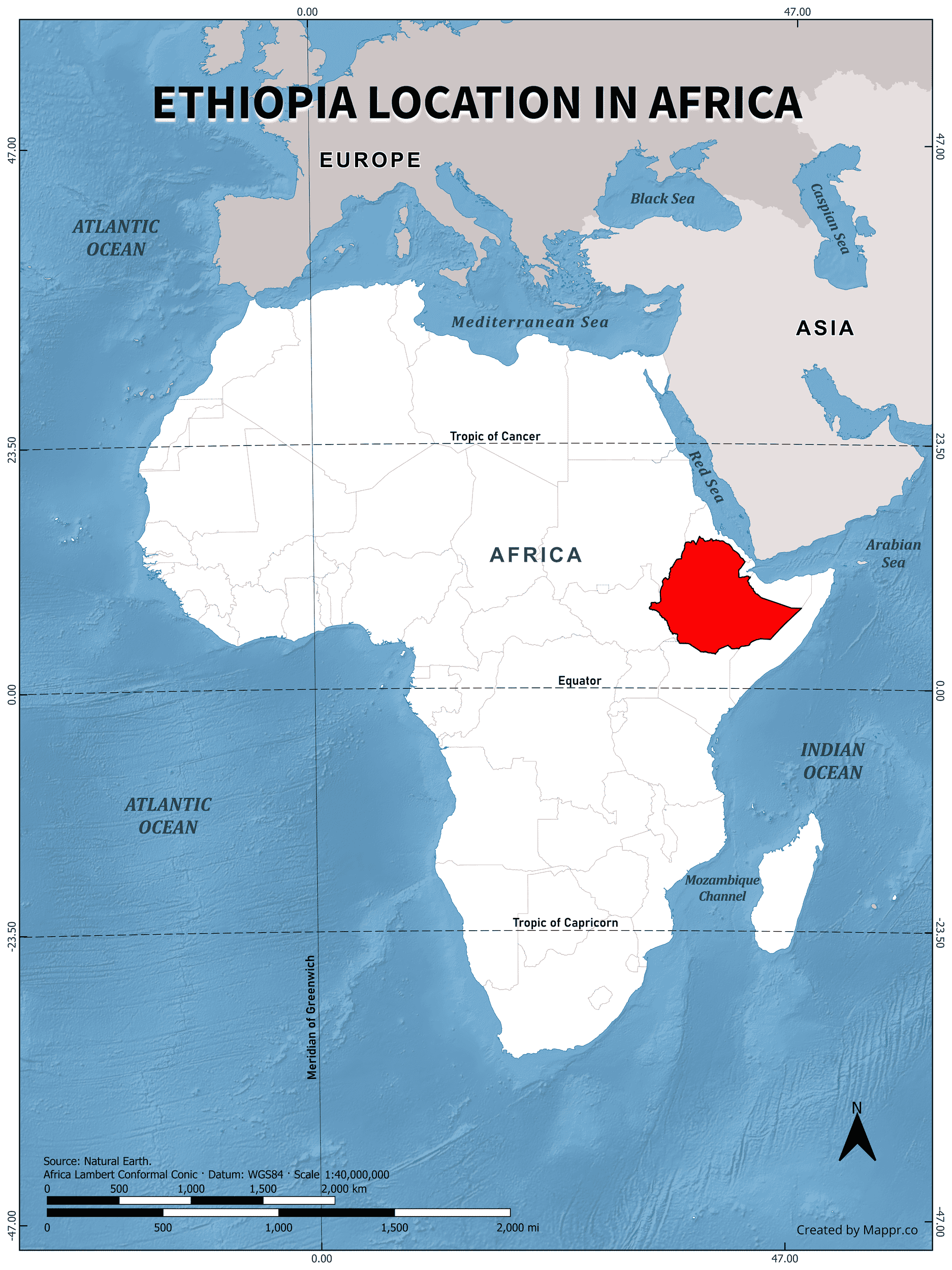 Ethiopia Maps | Mappr