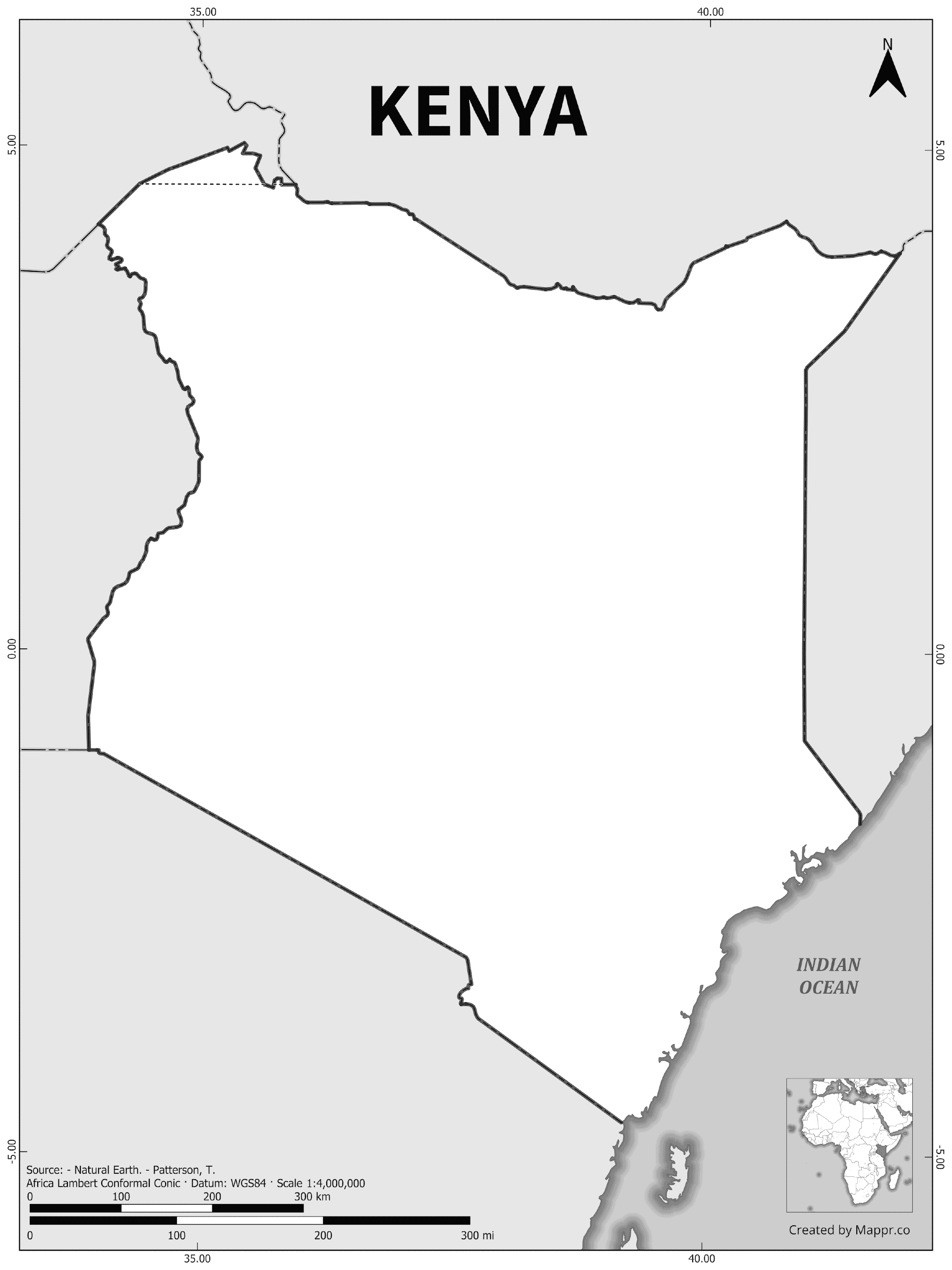 Kenya Maps | Mappr