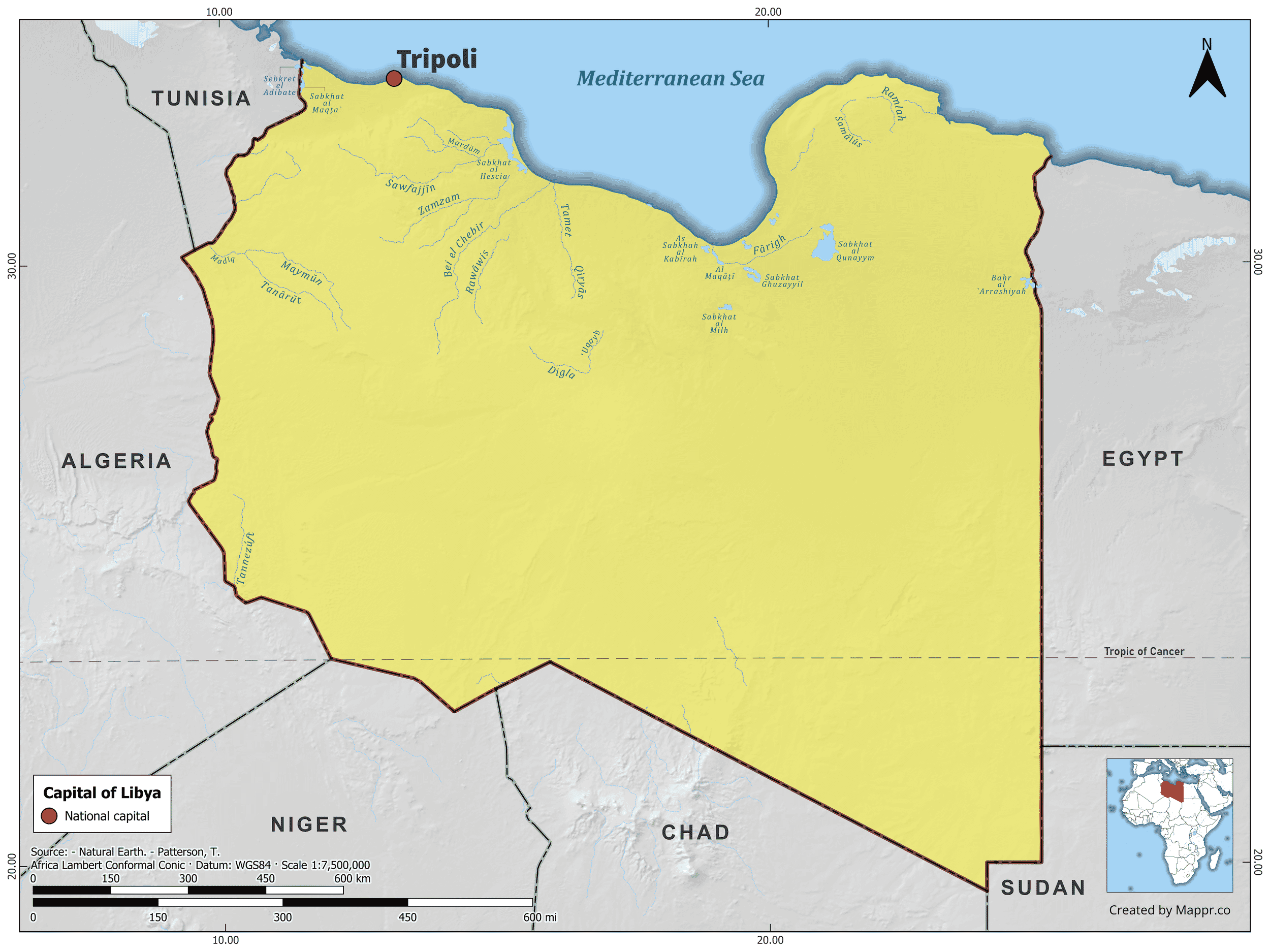 Libya Maps | Mappr