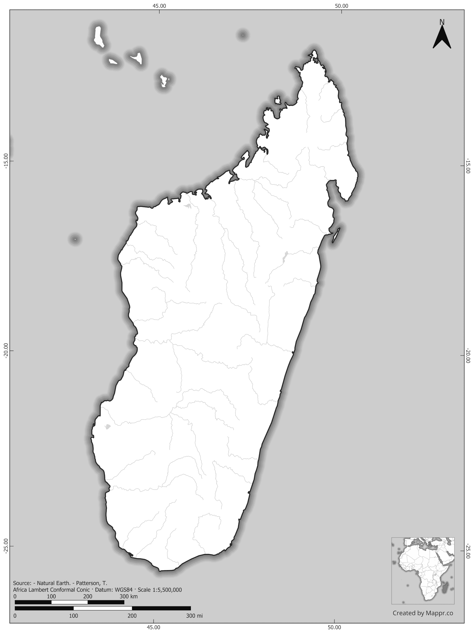 Madagascar Maps | Mappr