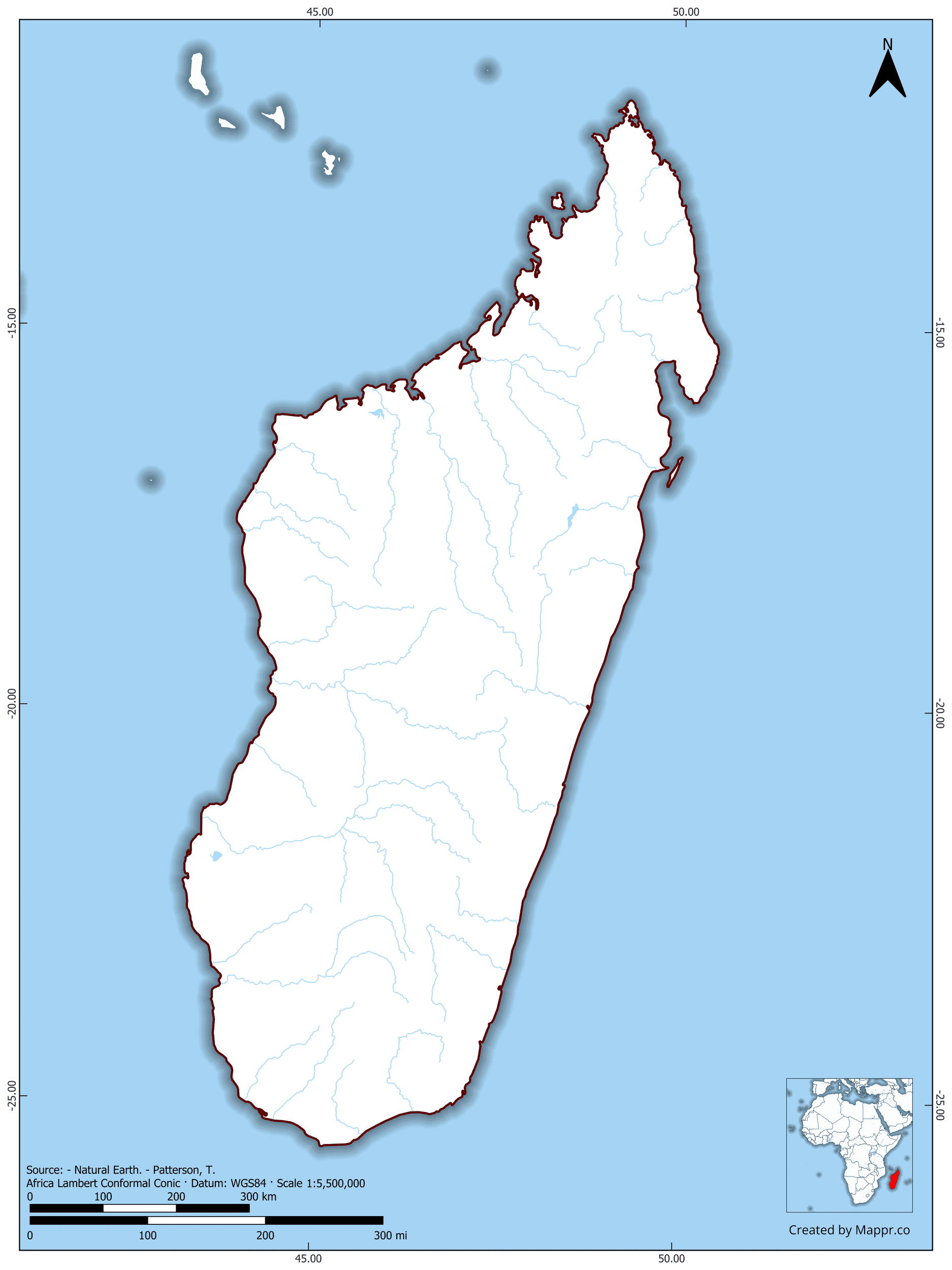 Madagascar Maps | Mappr