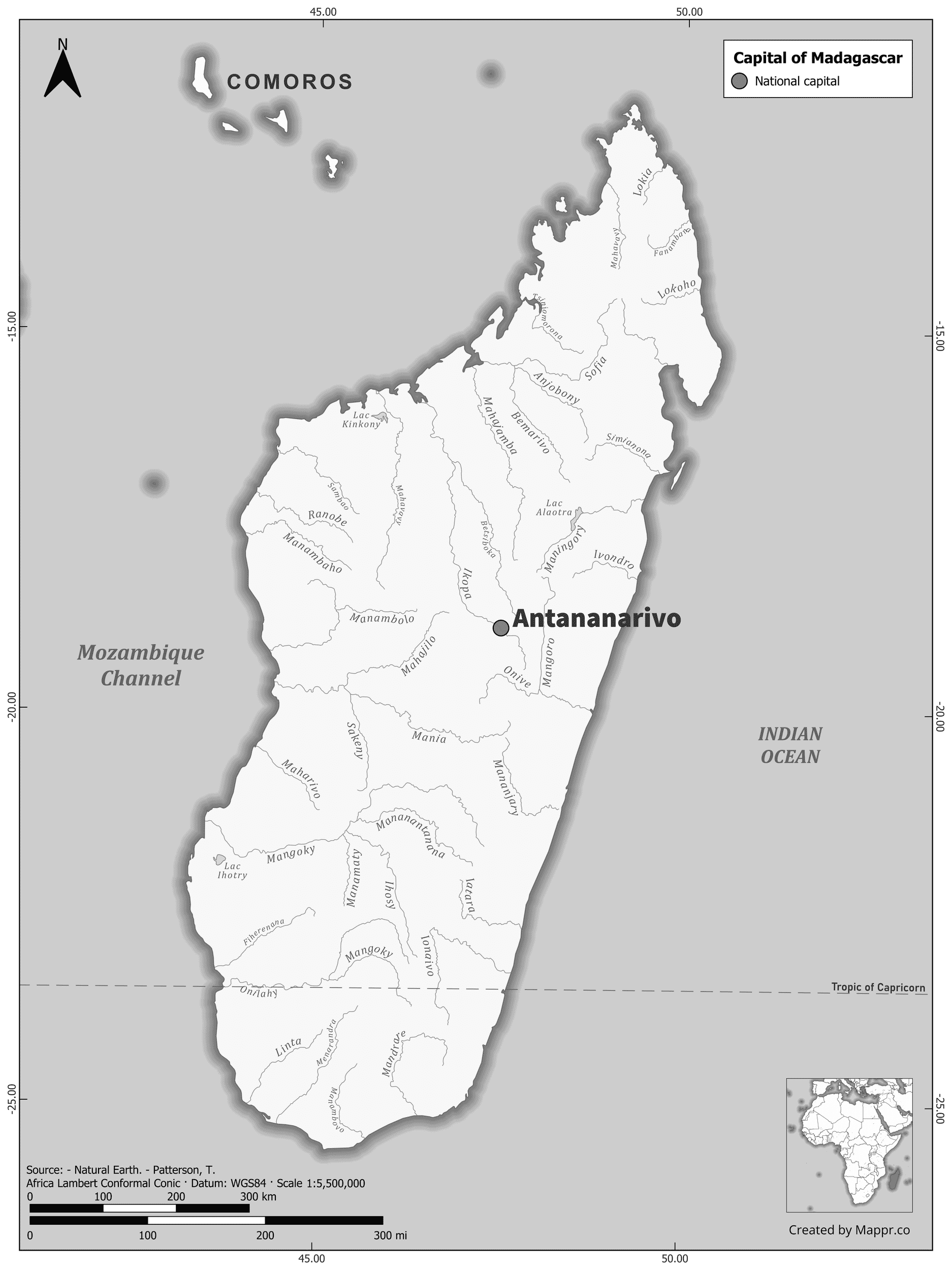 Madagascar Maps | Mappr