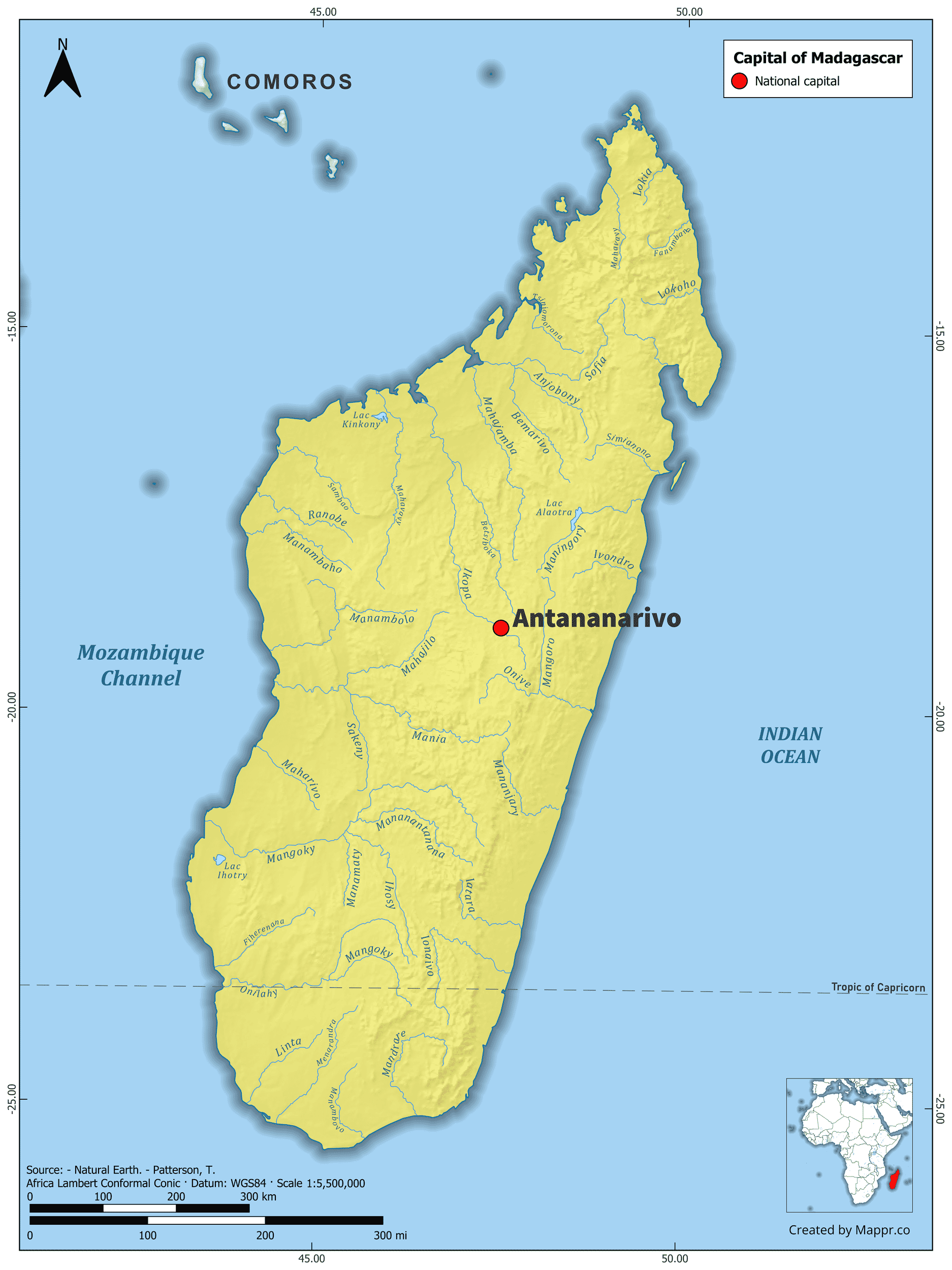 Madagascar Maps | Mappr