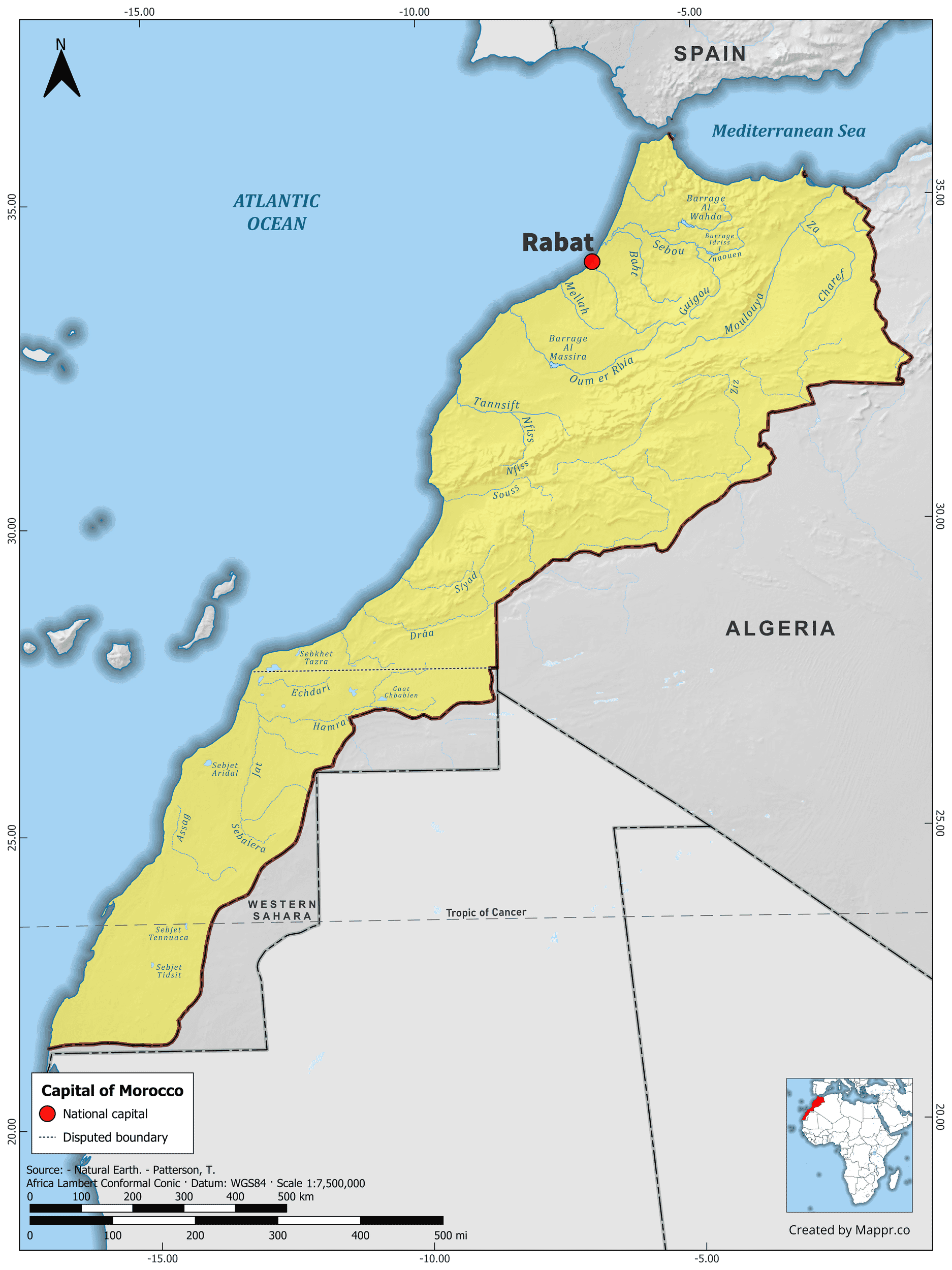 Morocco Maps | Mappr