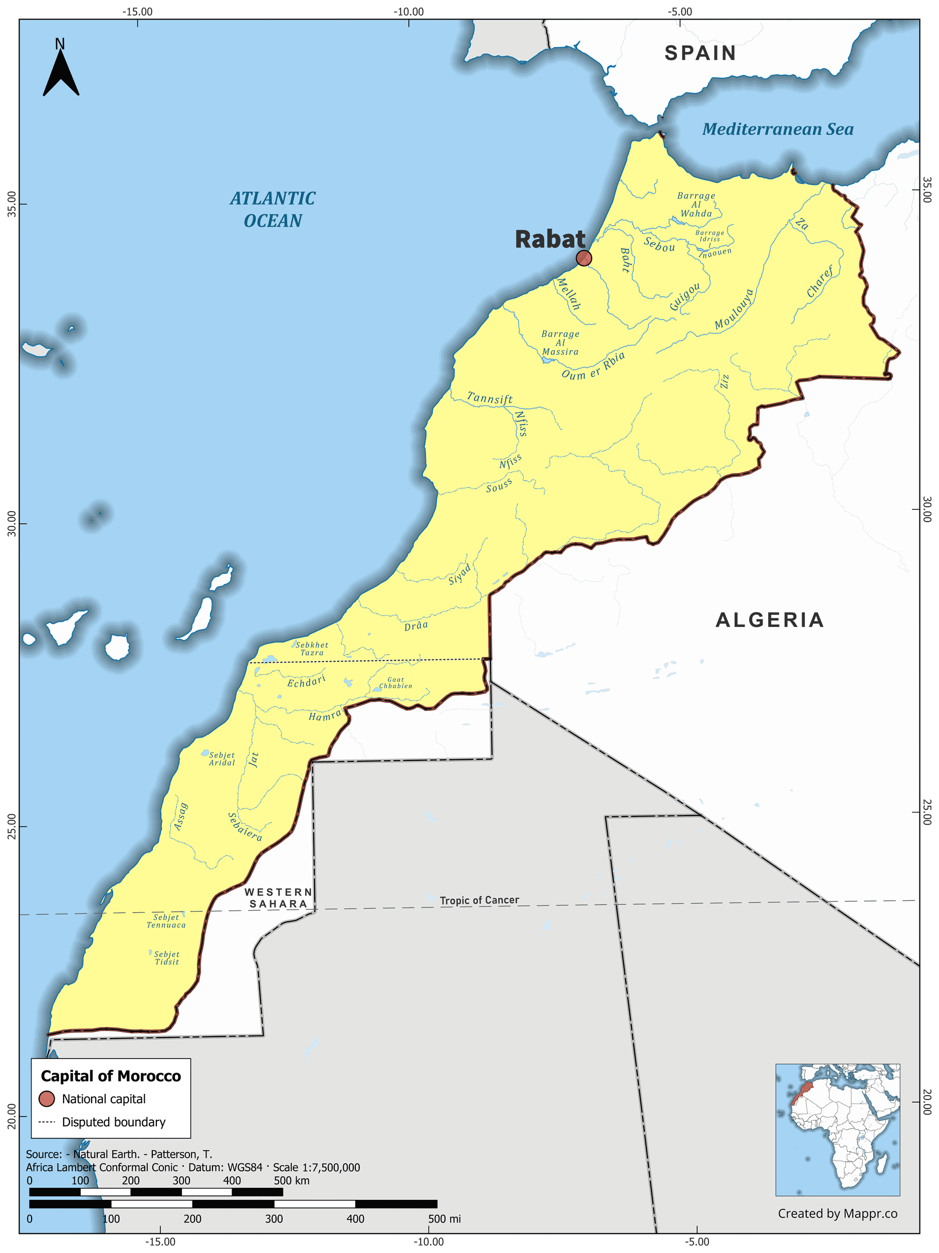 Morocco Maps | Mappr