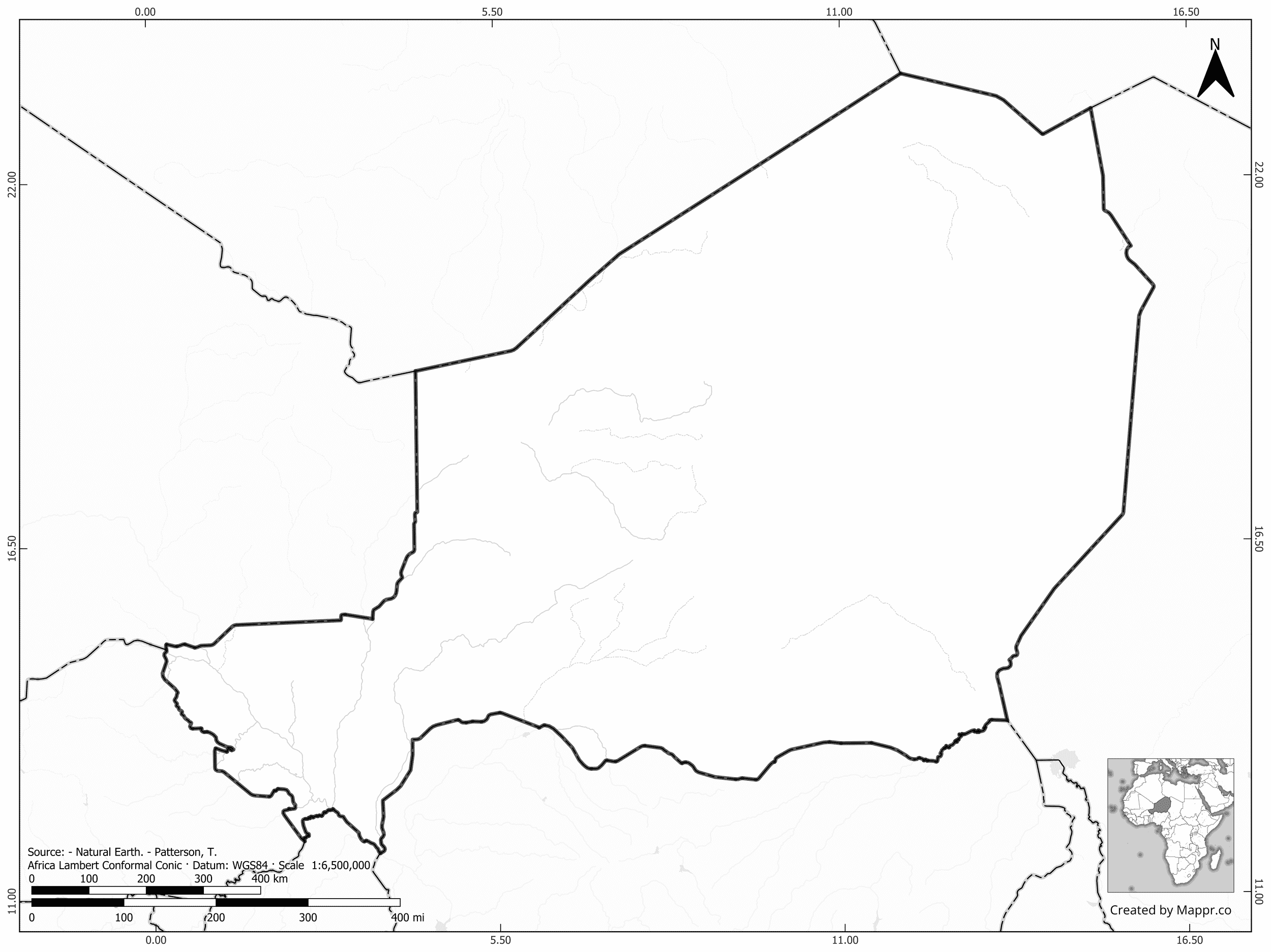 Niger Maps | Mappr
