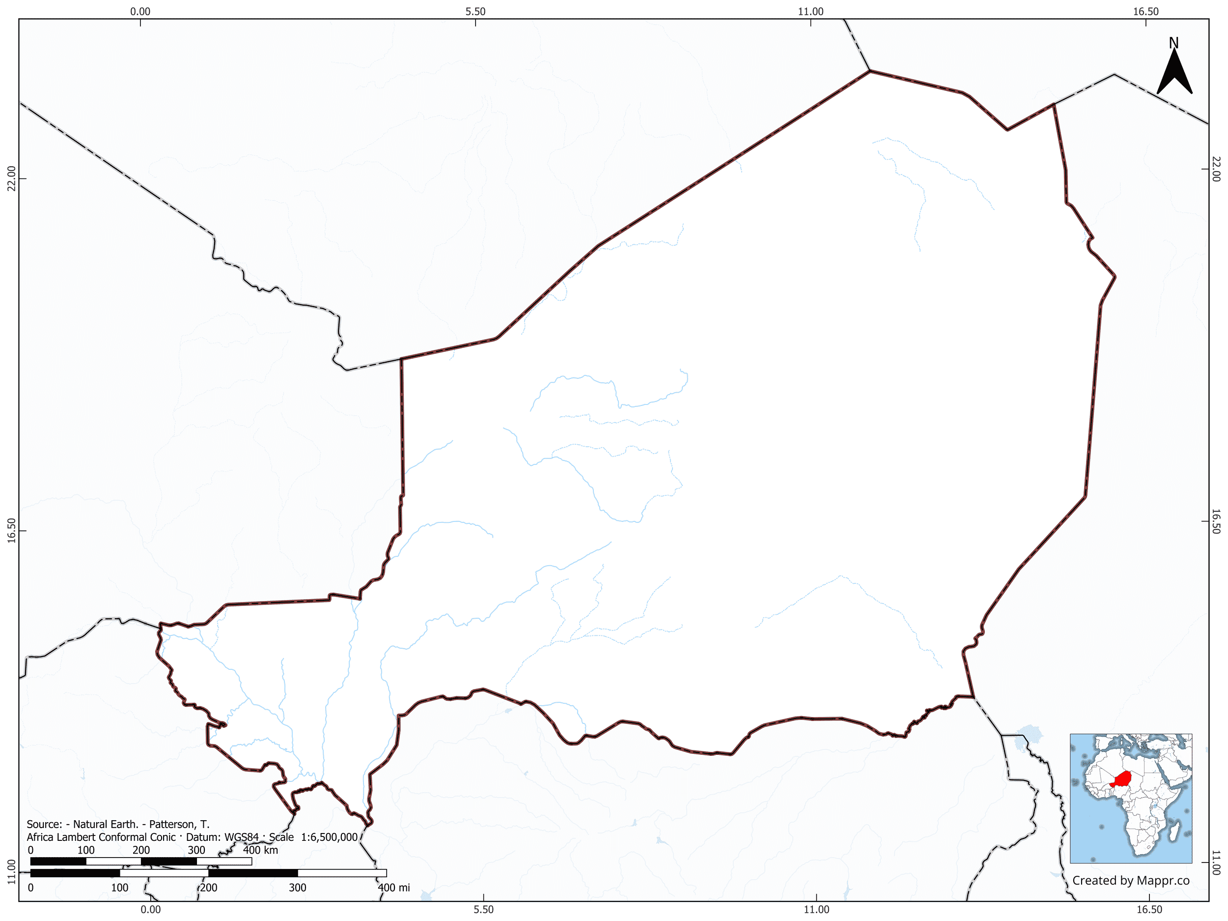 Niger Maps | Mappr