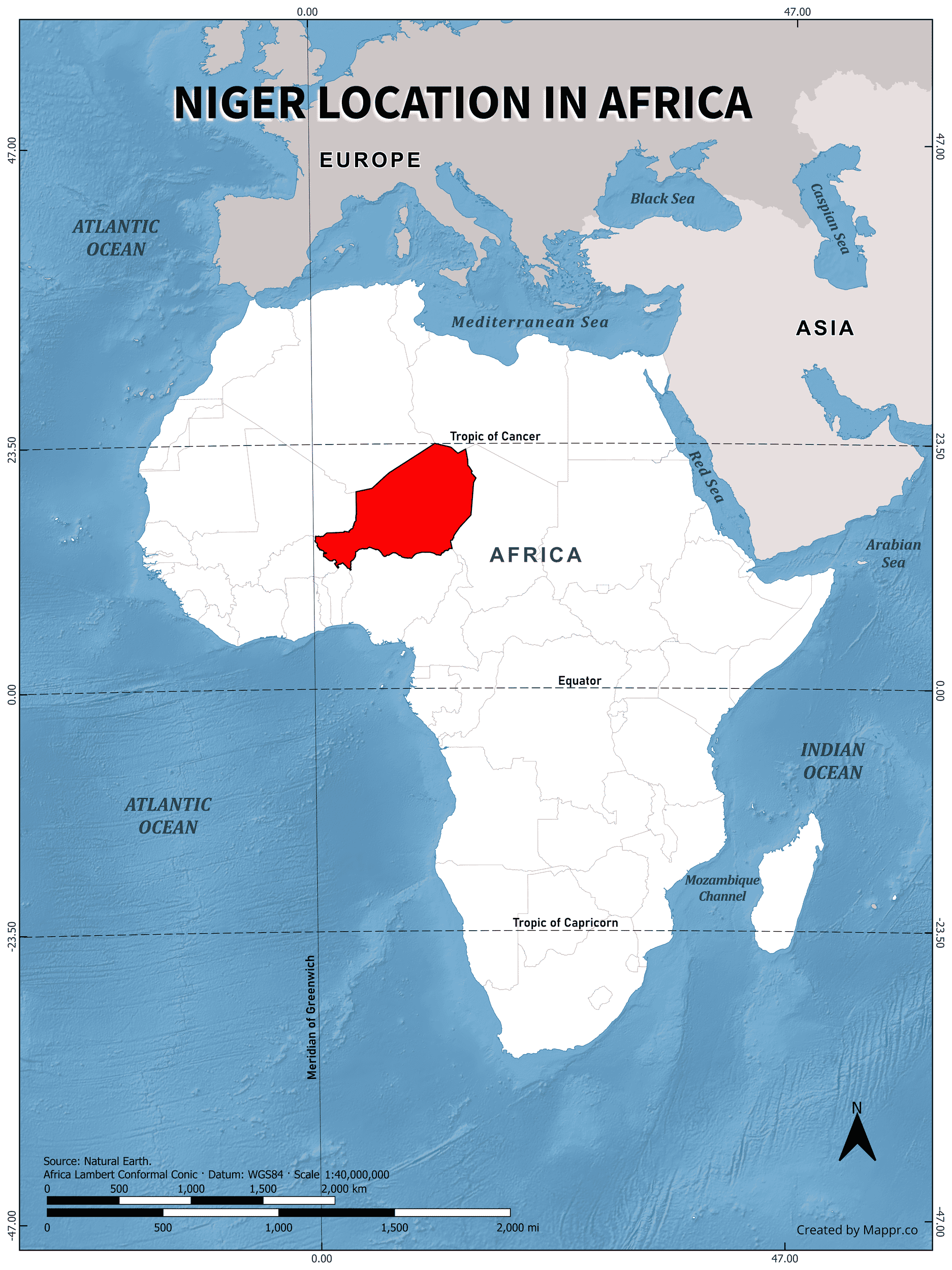 Niger Maps | Mappr