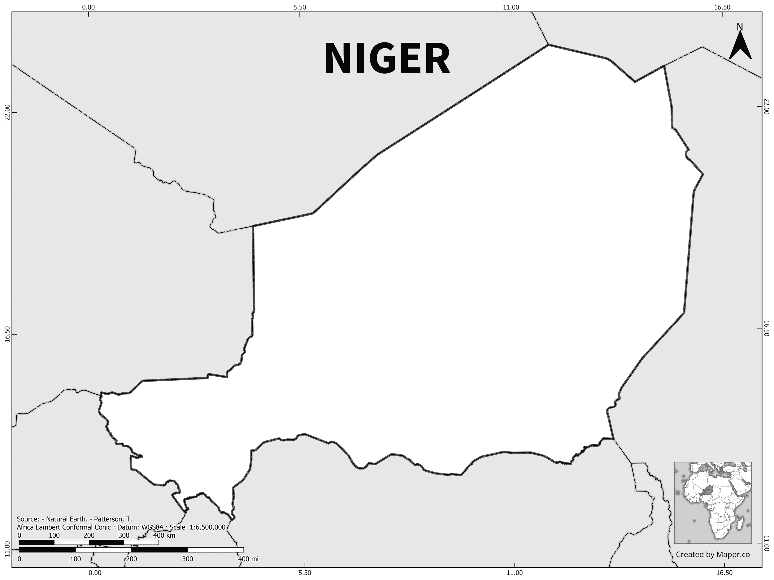 Niger Maps | Mappr