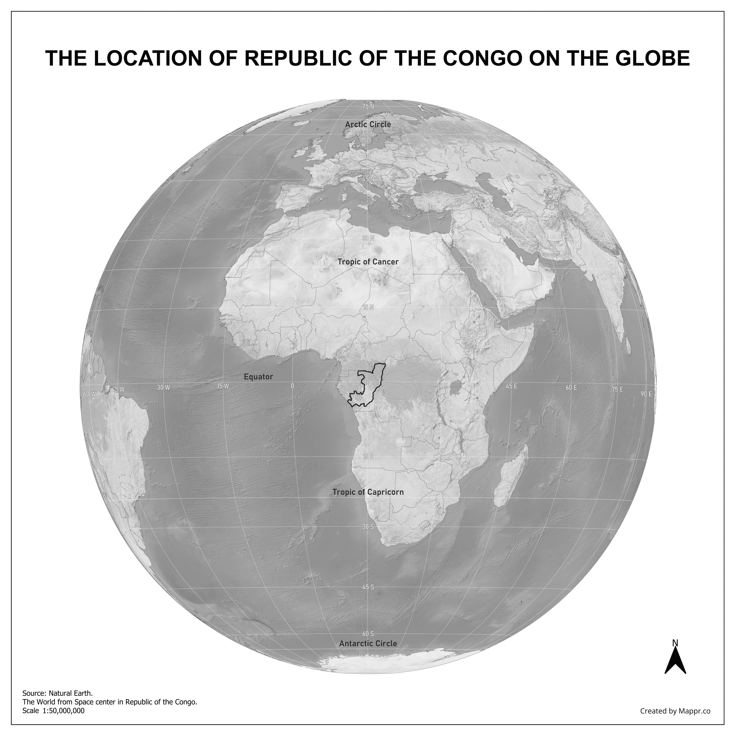 Republic of the Congo Maps | Mappr