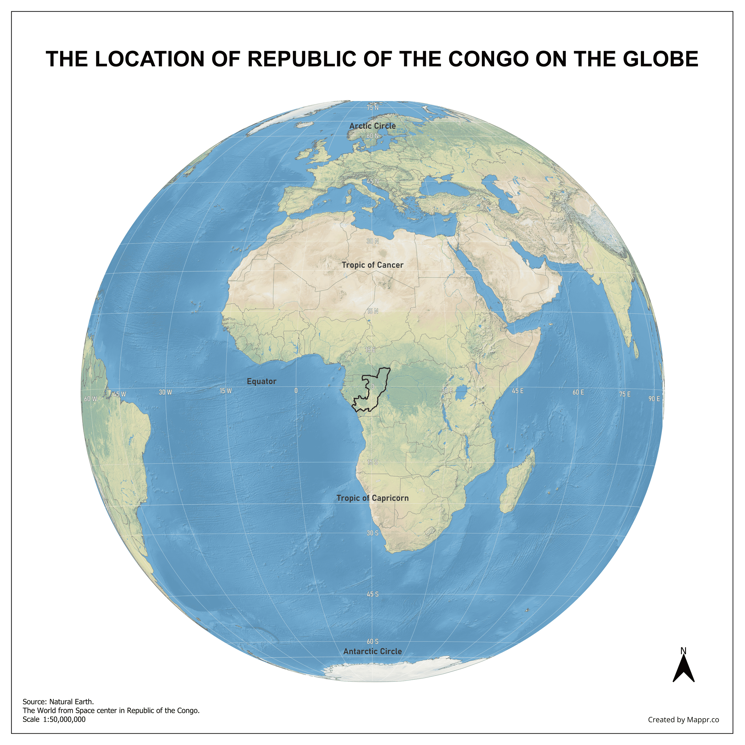 Republic of the Congo Maps | Mappr