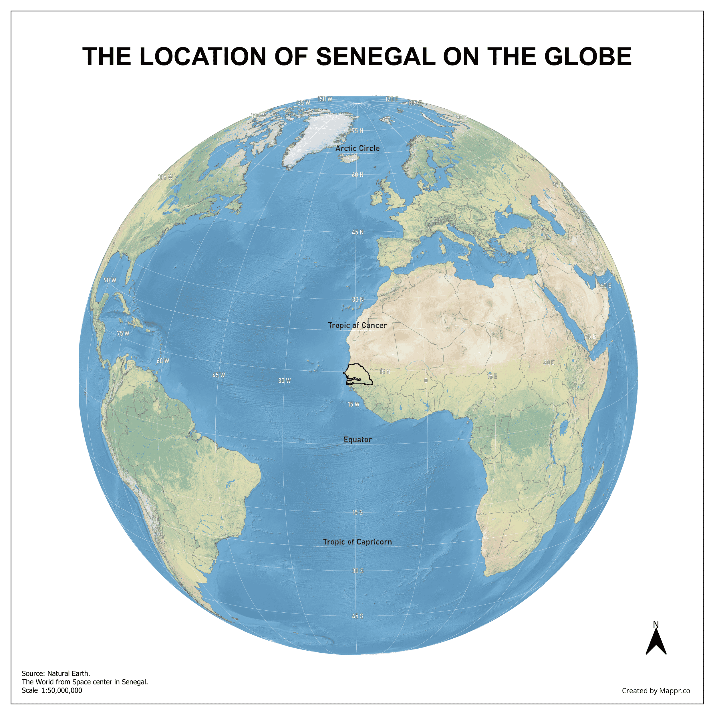 Senegal Maps | Mappr