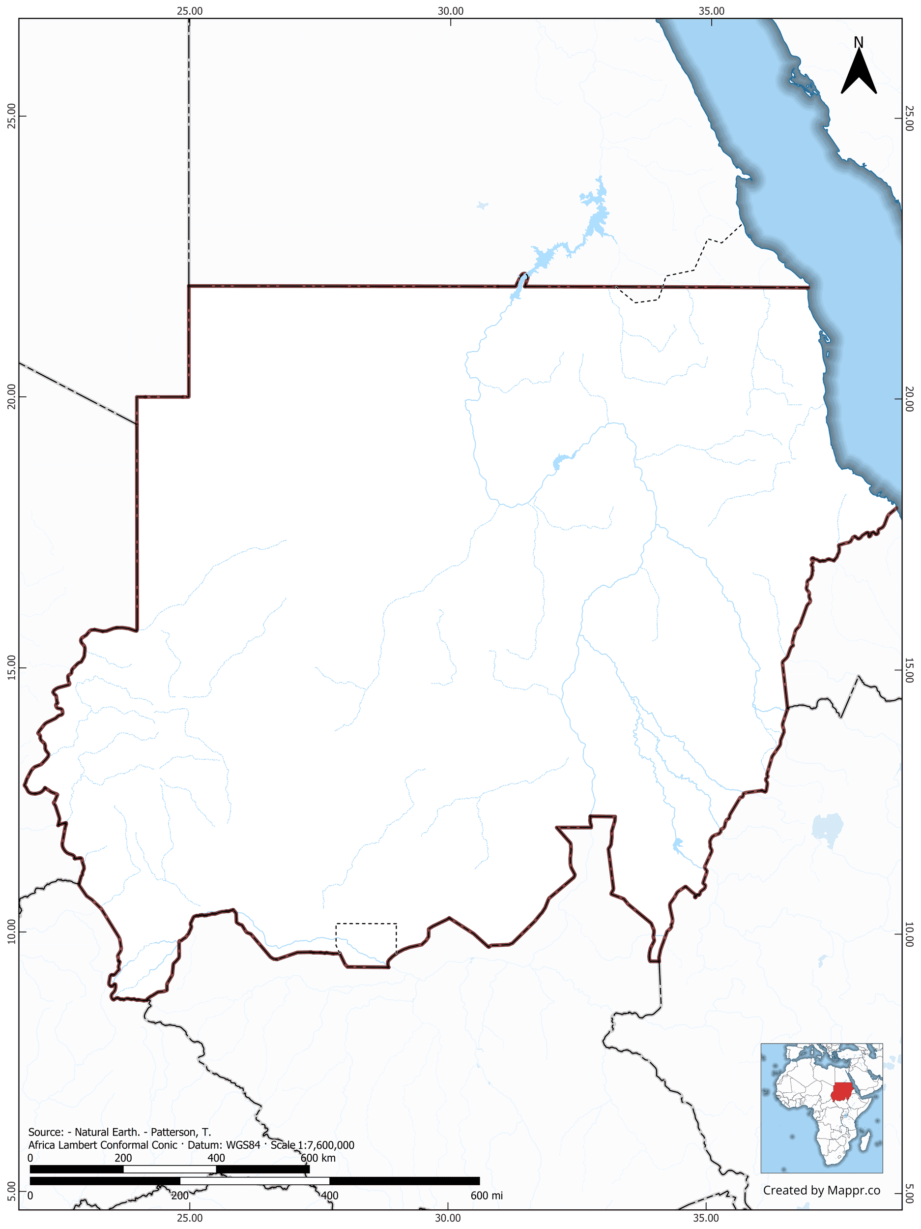 Sudan Maps | Mappr
