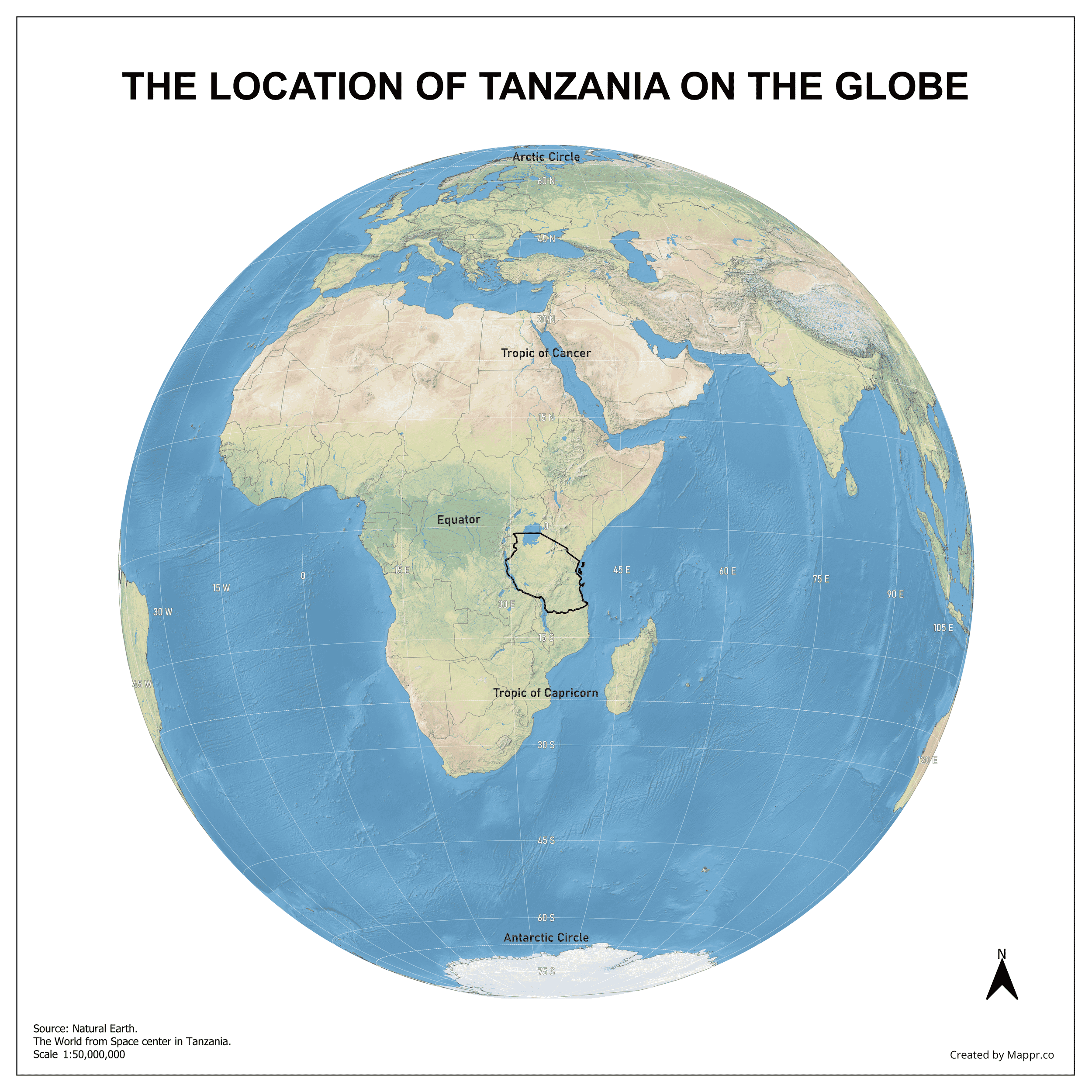 Tanzania Maps | Mappr
