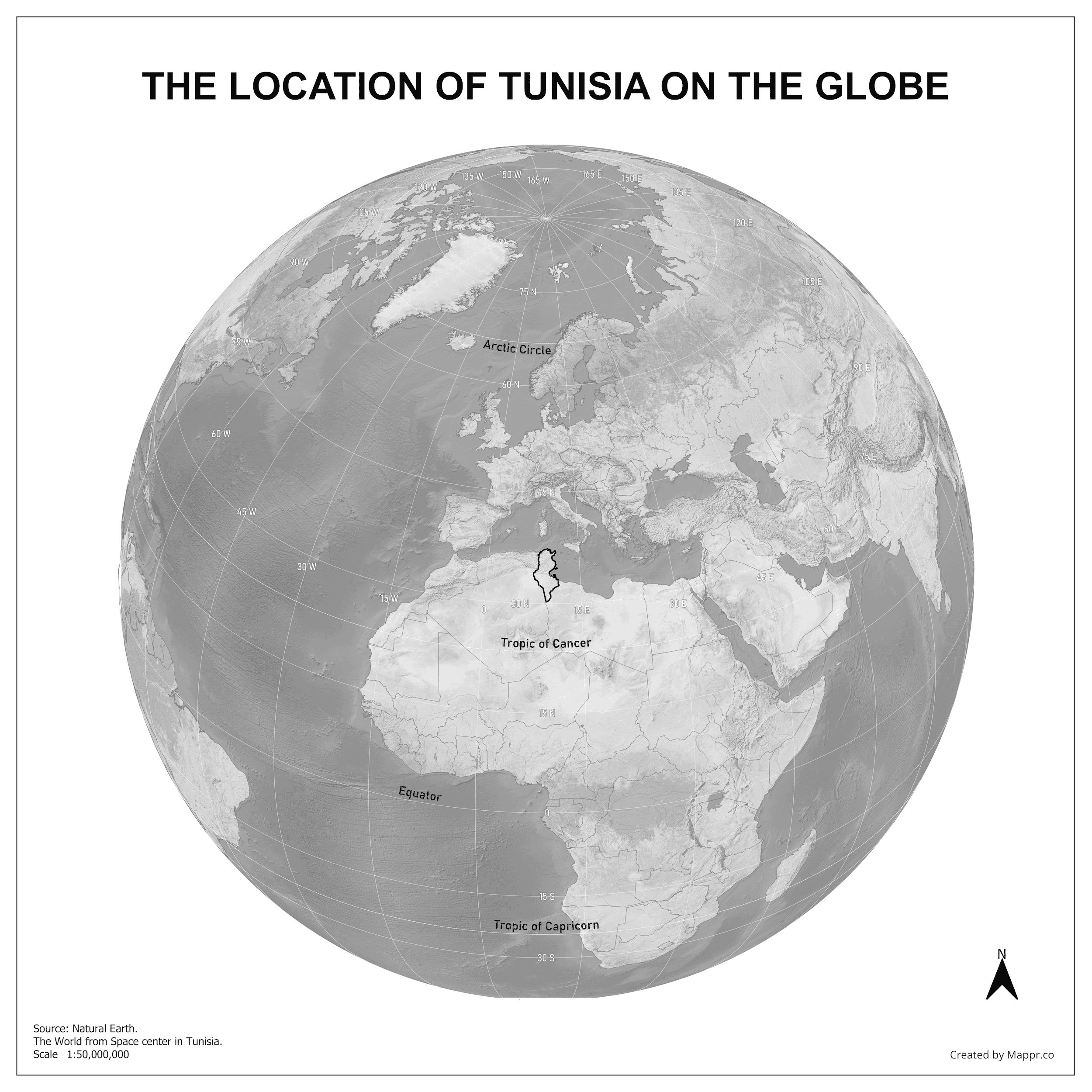 Tunisia Maps | Mappr