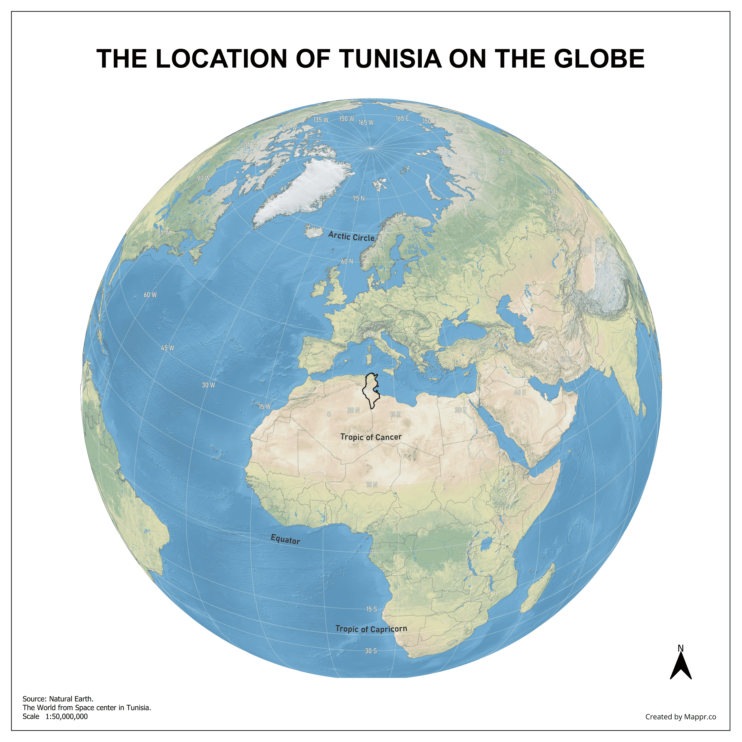 Tunisia Maps | Mappr