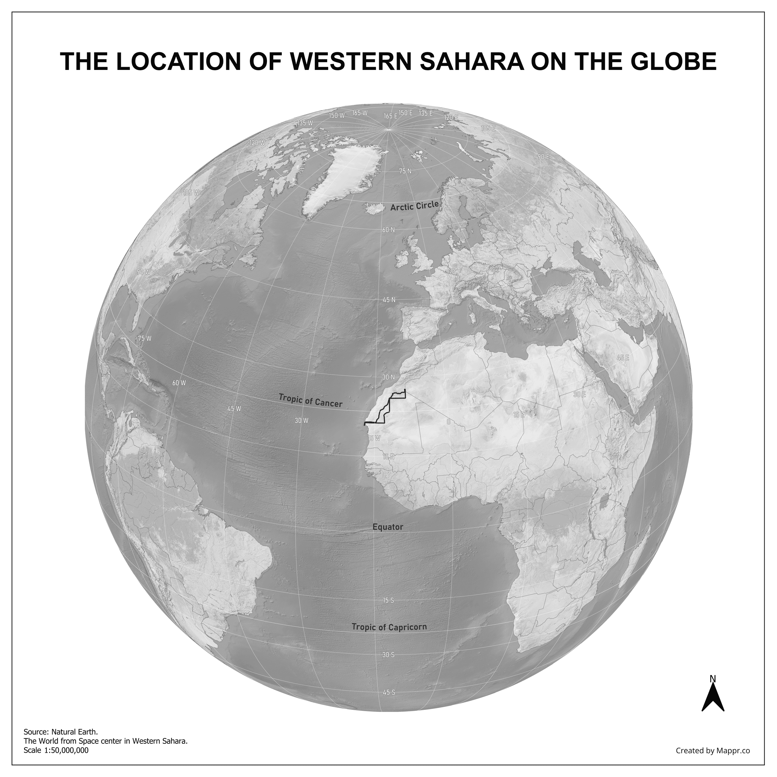 Western Sahara Maps | Mappr