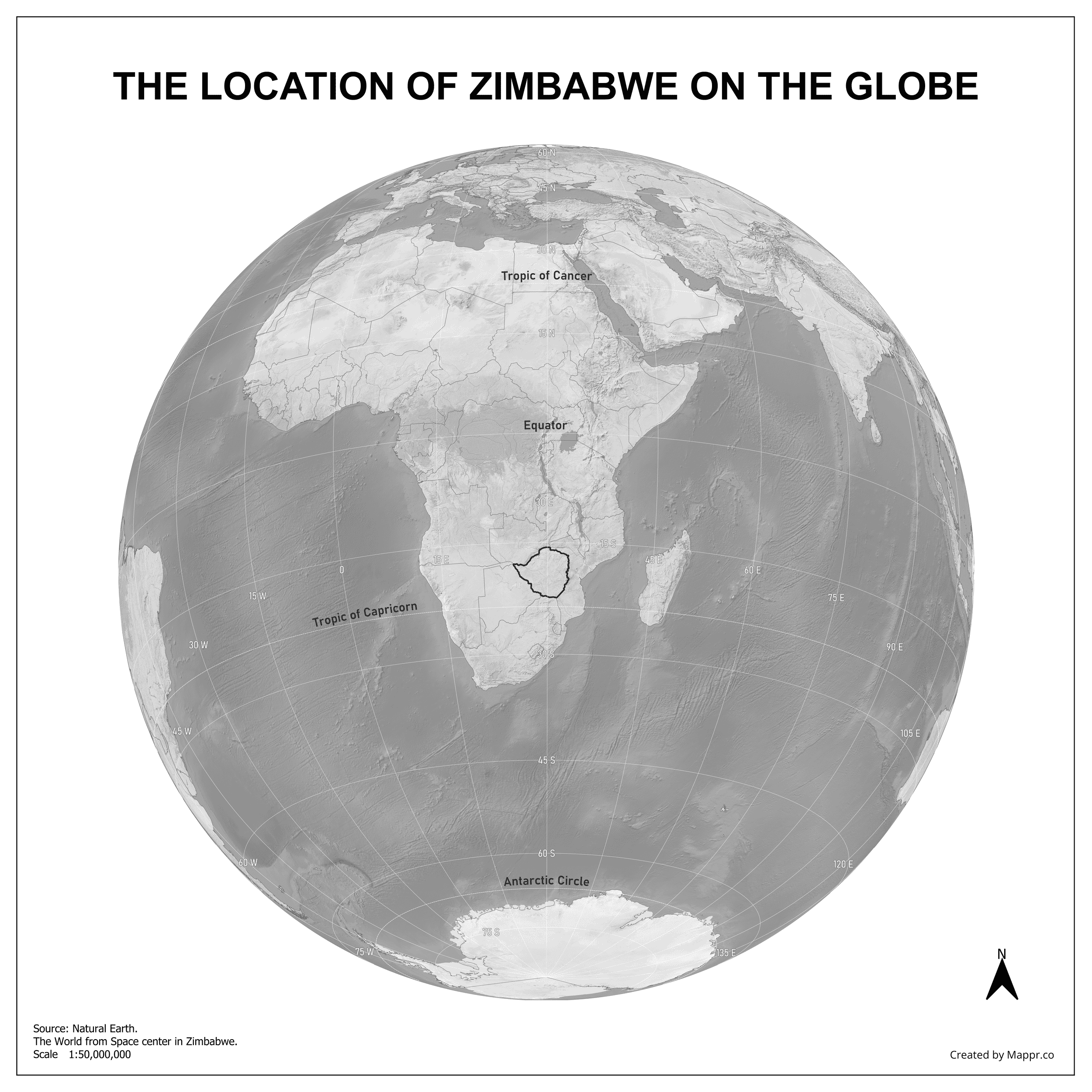Zimbabwe Maps | Mappr