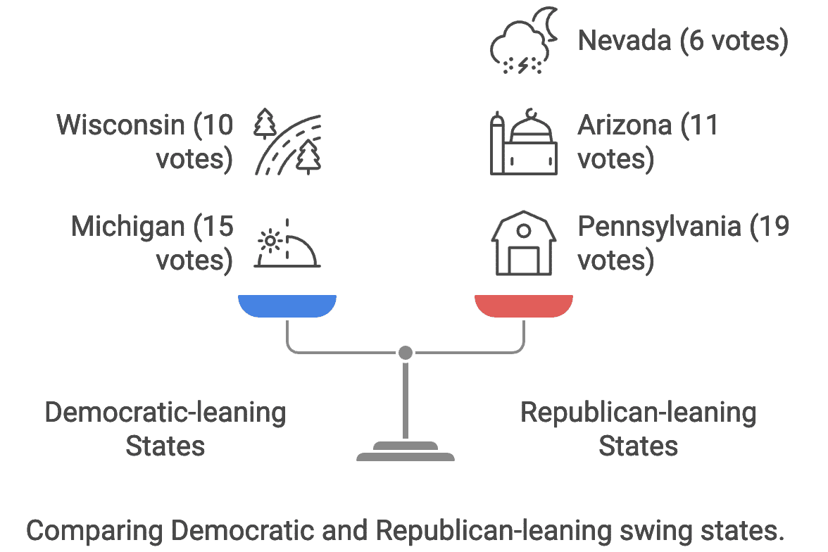 US Presidential Election Map Prediction: Blue vs Red | Mappr