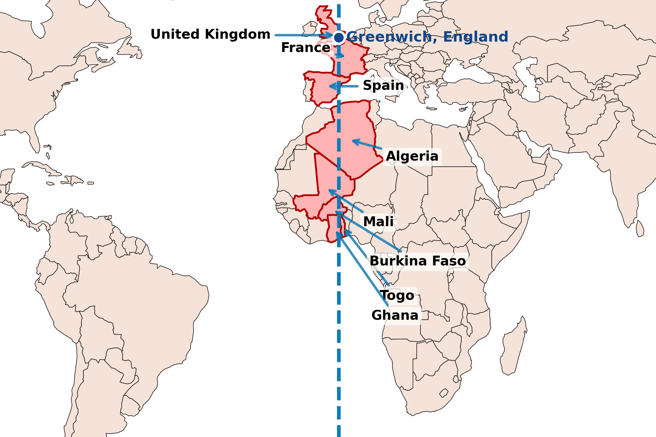 The Prime Meridian Map | Mappr
