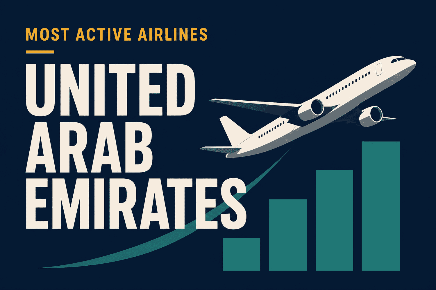 Most Active Airlines in United Arab Emirates | Mappr