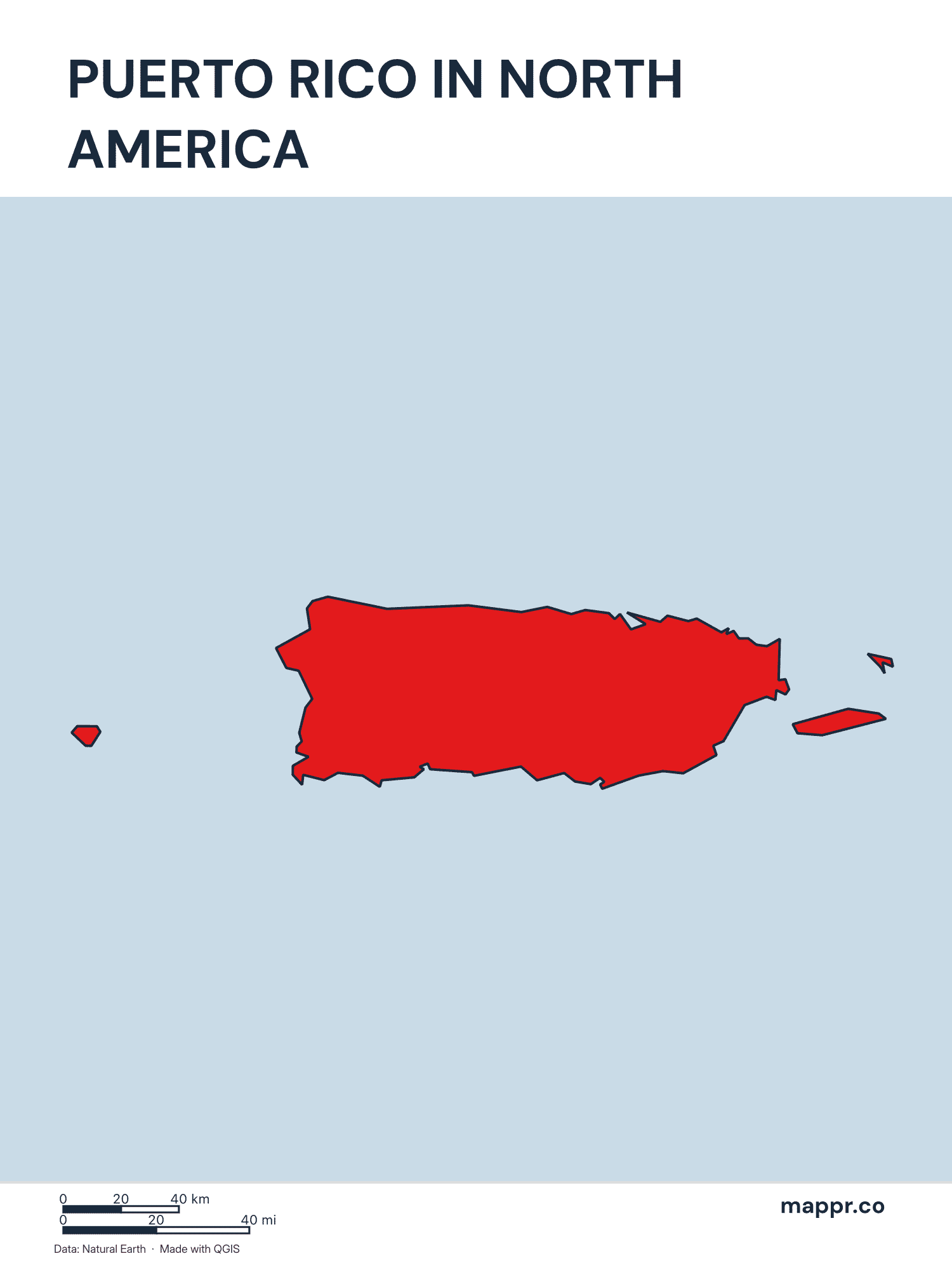 Puerto Rico Maps — Free Printable Maps of Puerto Rico | Mappr