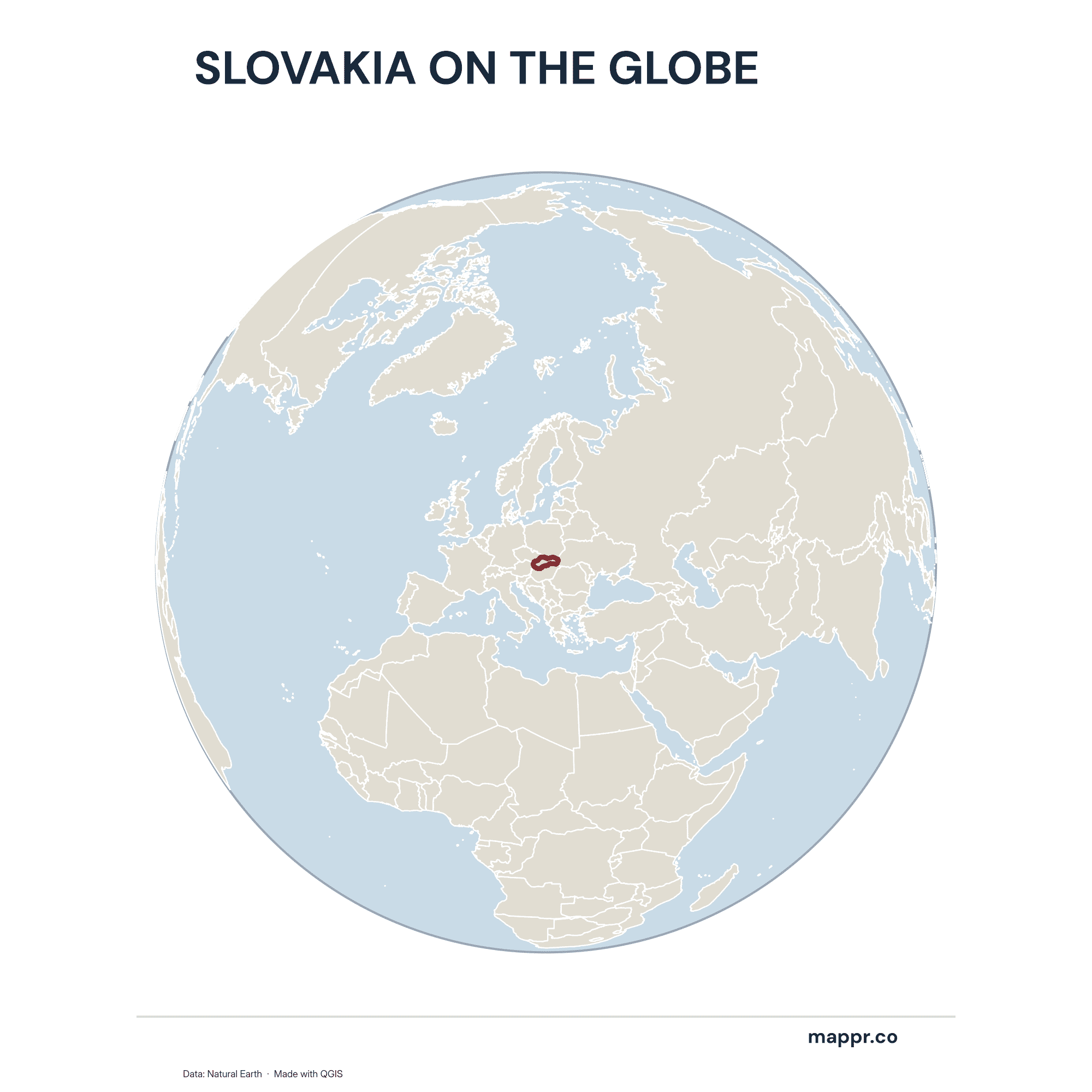 Slovakia Maps — Free Printable Maps of Slovakia | Mappr